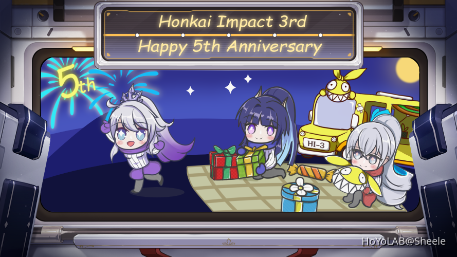 Beautiful Gift For You - Happy 5th Anniversary, Honkai Impact 3rd ...