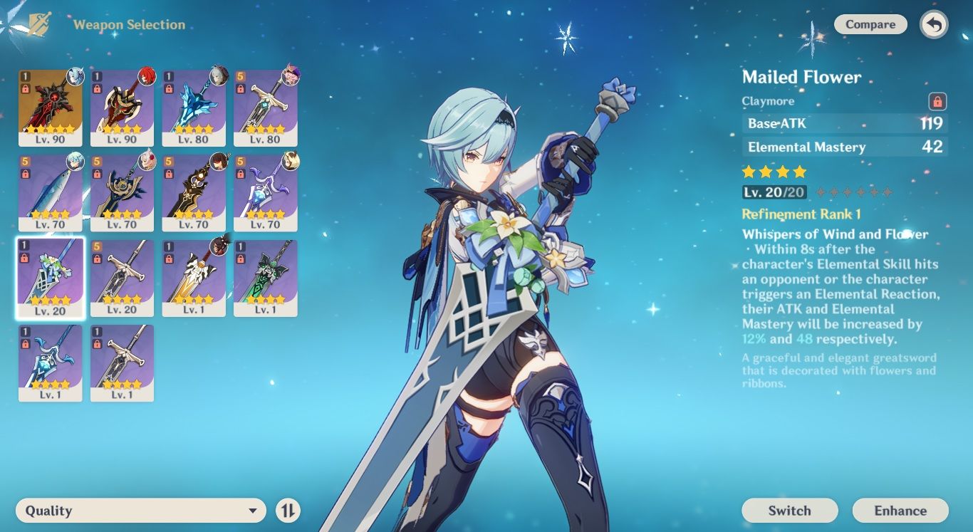 the new claymore is for eula Genshin Impact | HoYoLAB