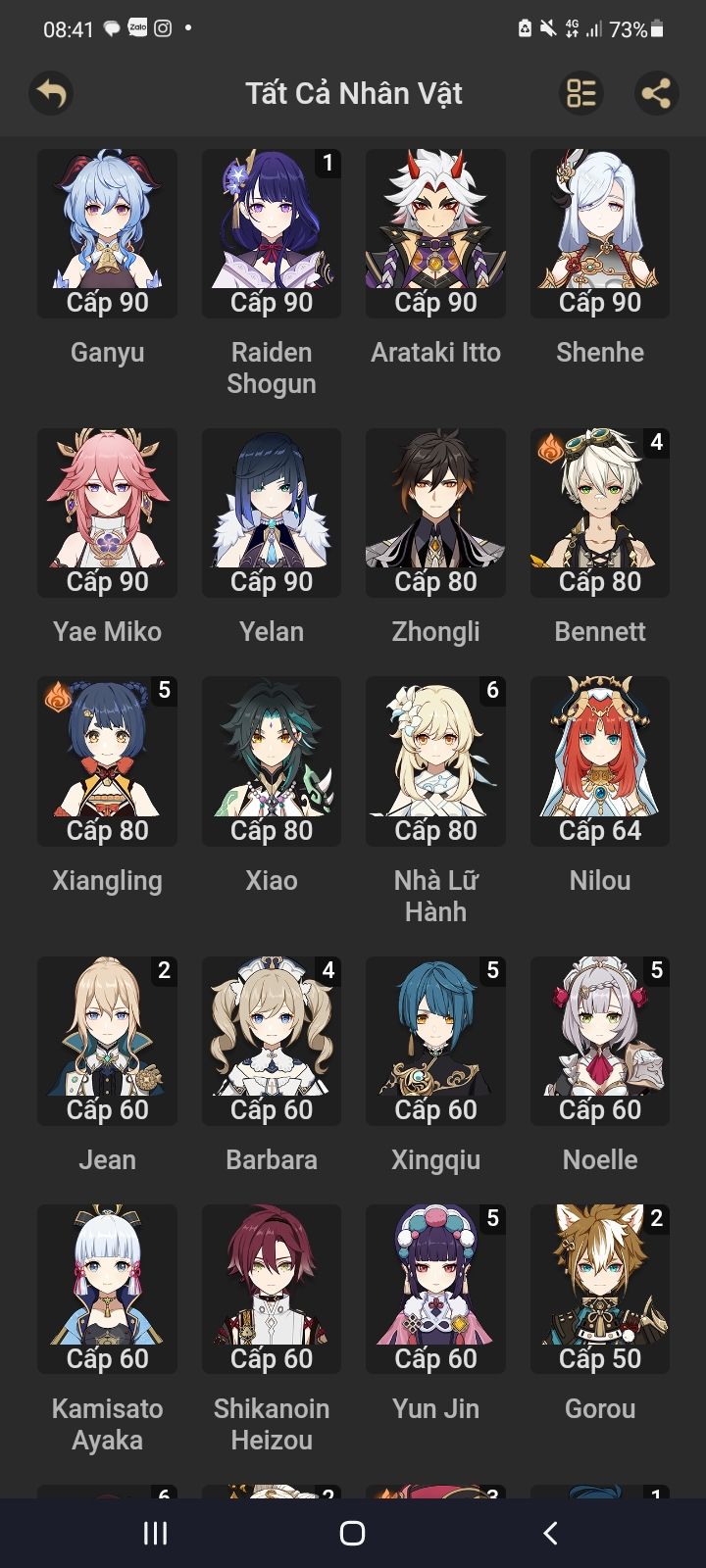 xin team đánh la hoàn Genshin Impact | HoYoLAB