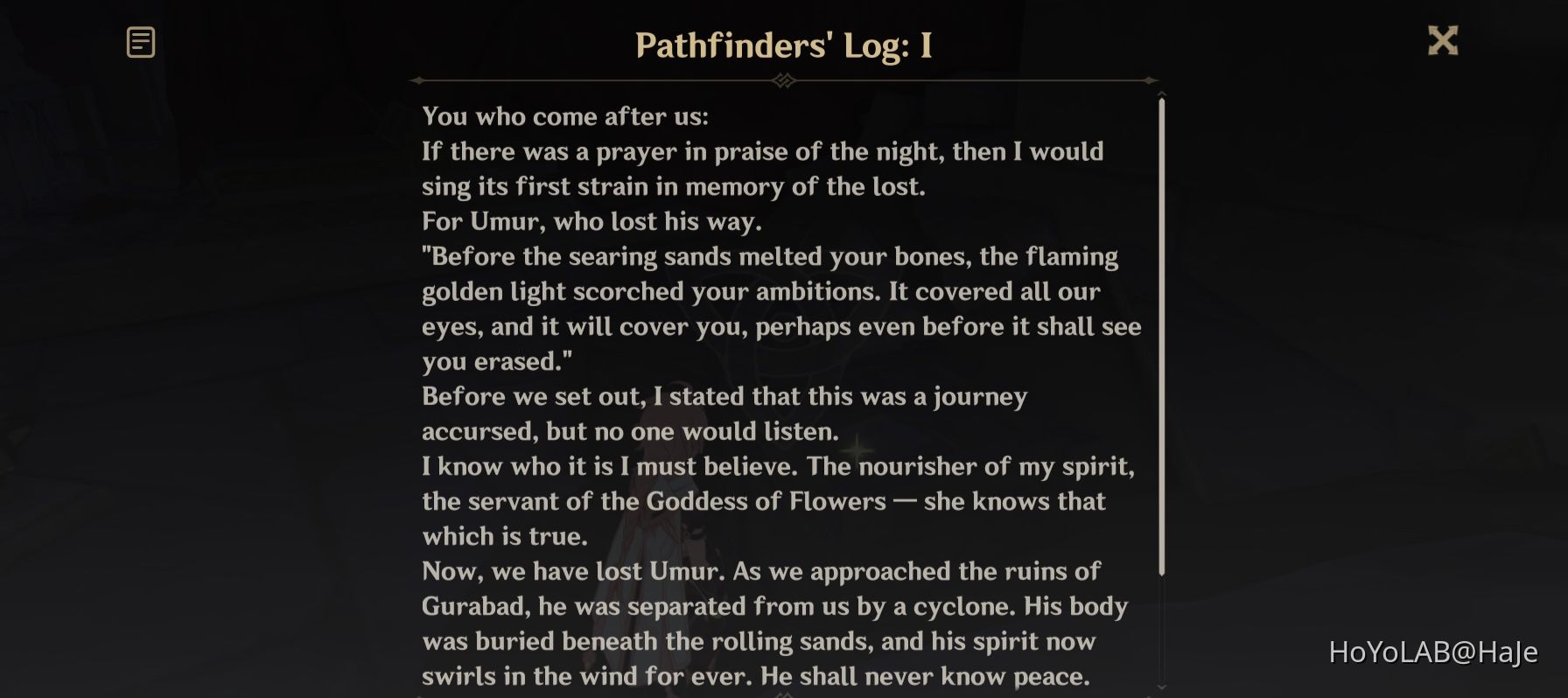 Pathfinder’s Log (s) 1-6 Genshin Impact | HoYoLAB