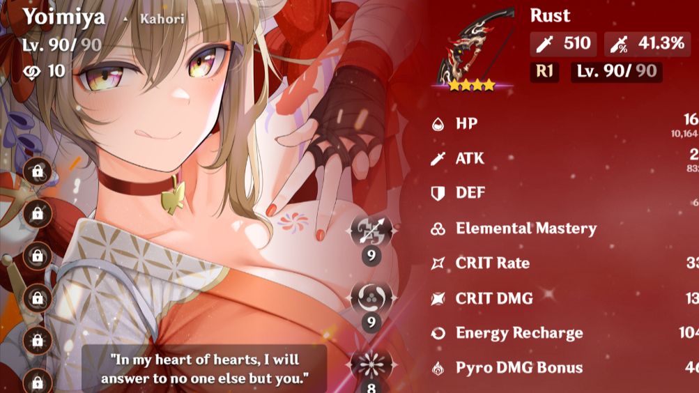 Yoi Reaches 9-9-8. Genshin Impact | HoYoLAB