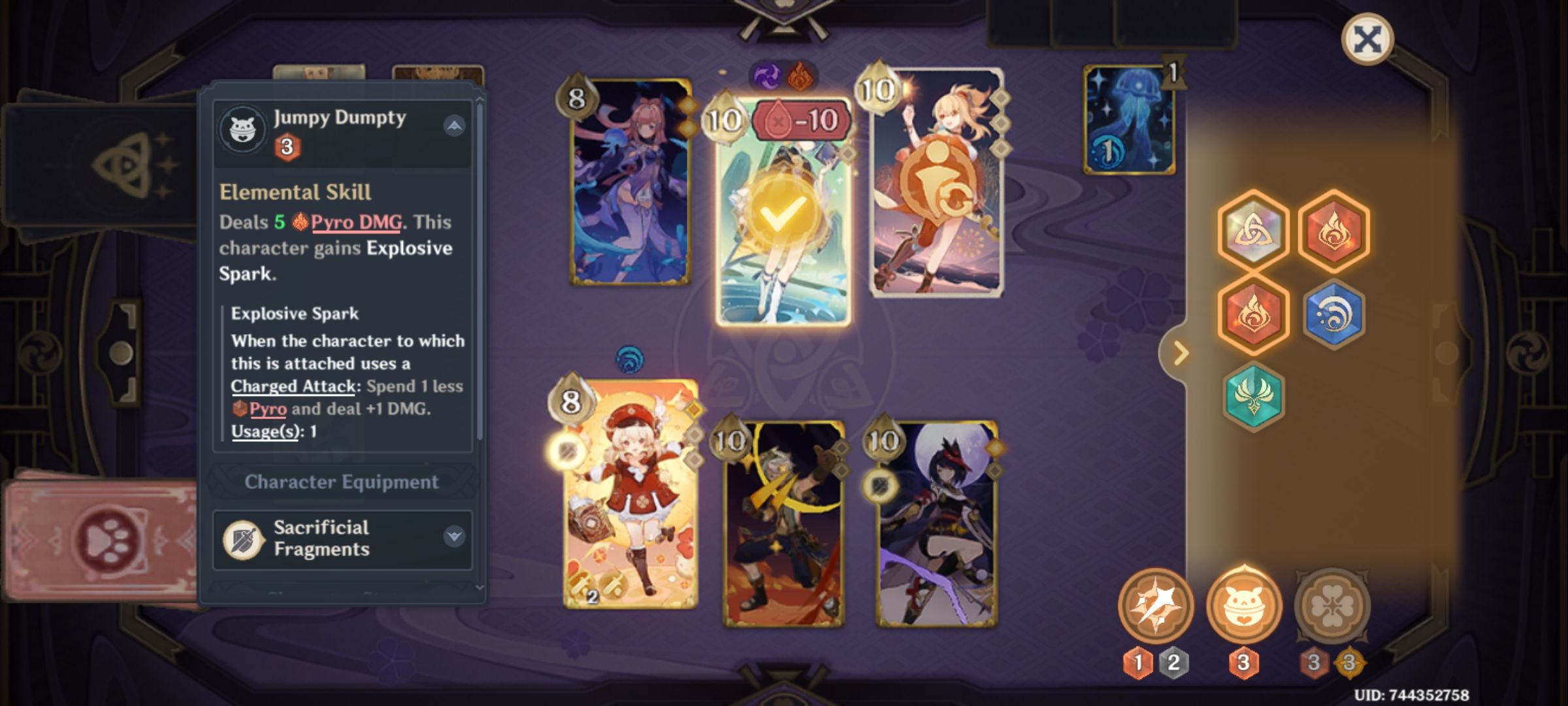 TCG Klee Bennett and Sara team supremacy Genshin Impact | HoYoLAB