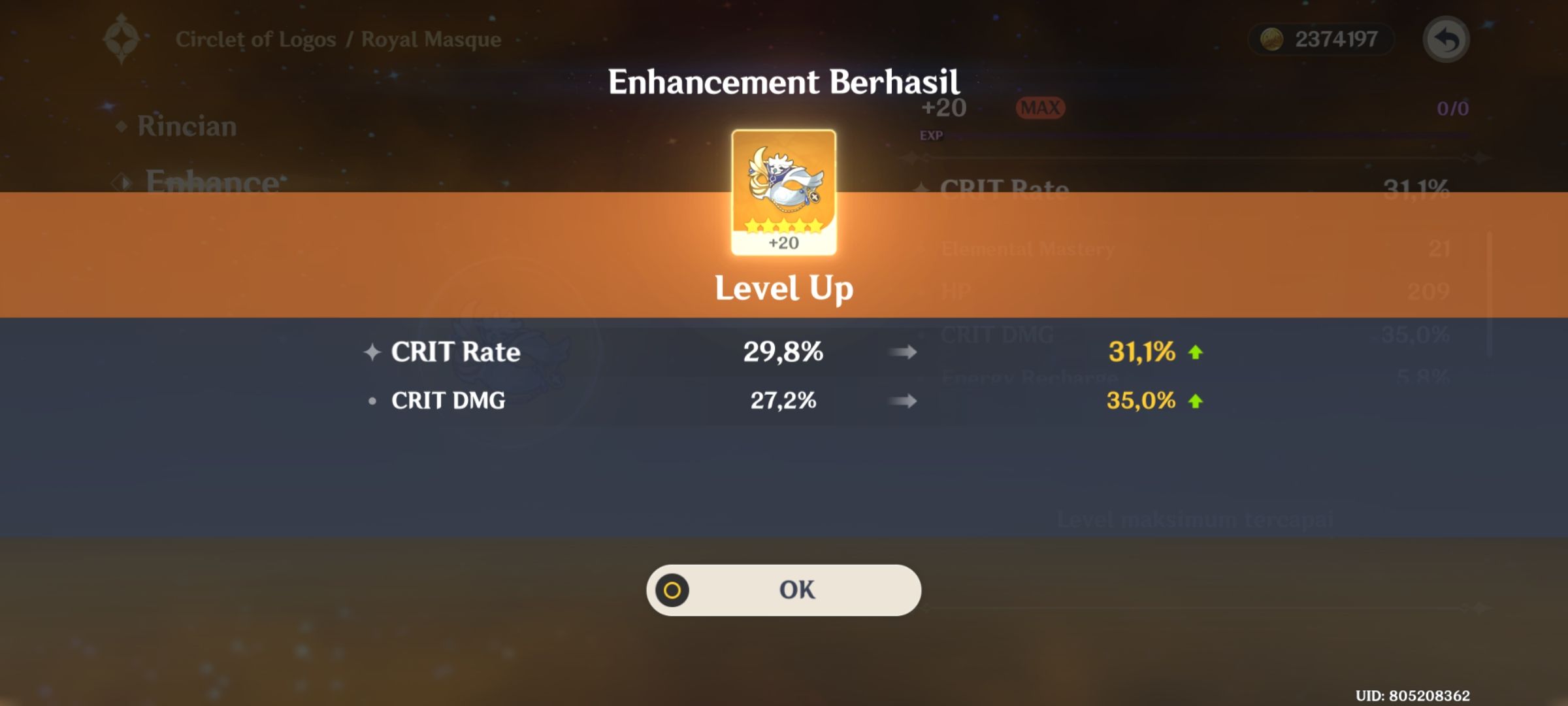 Crit dmg be like: Now im the main stat Genshin Impact | HoYoLAB