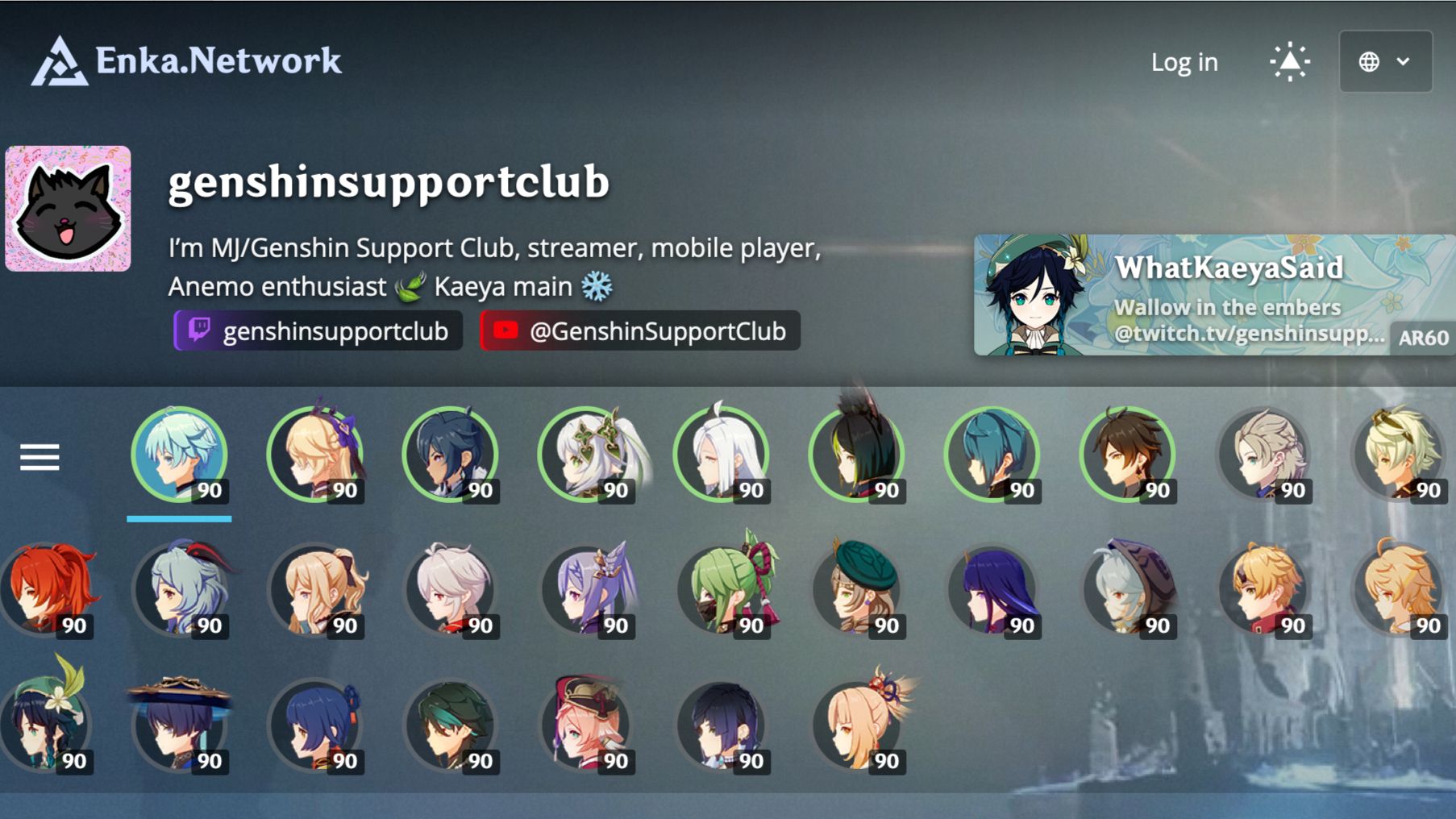 Builds now available on Enka.Network! Genshin Impact | HoYoLAB