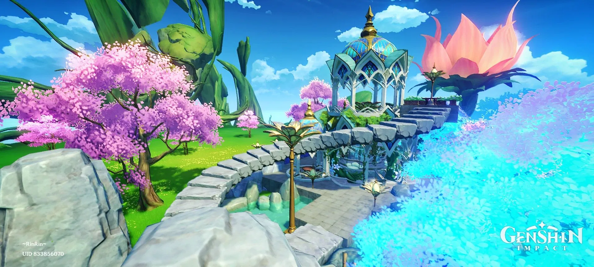 The Magical Spring of Elphyne ~ Genshin Impact Serenitea Pot Design ...