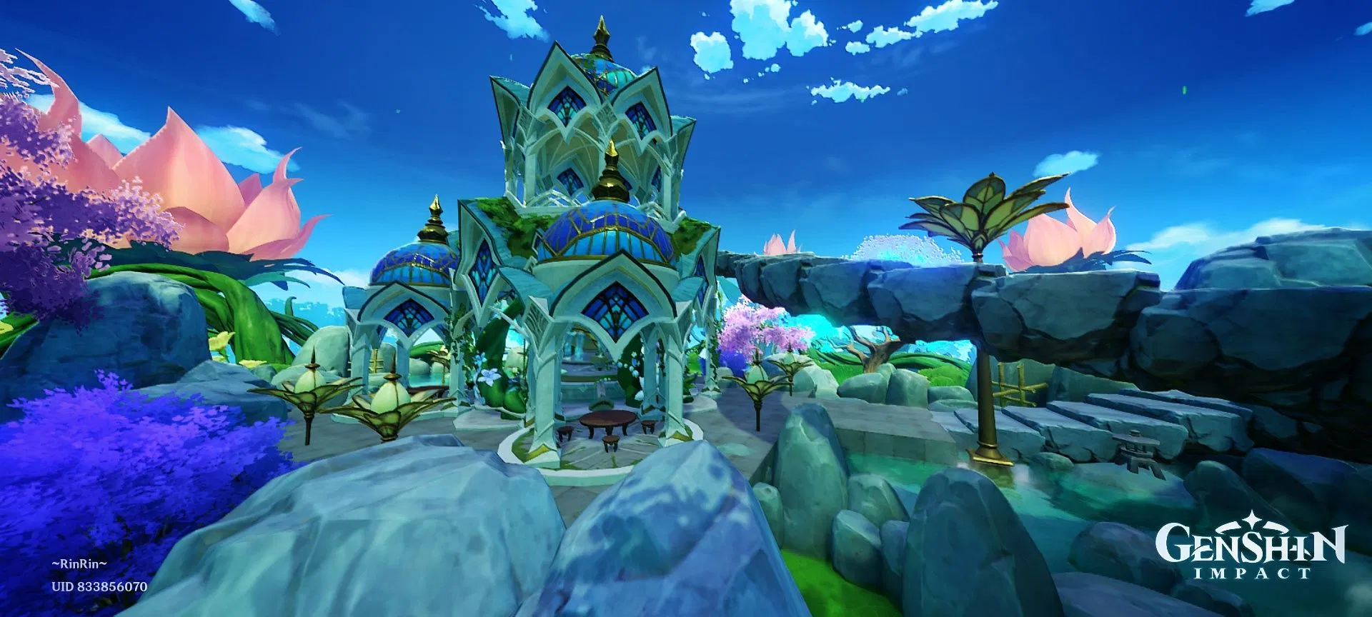 The Magical Spring of Elphyne ~ Genshin Impact Serenitea Pot Design ...