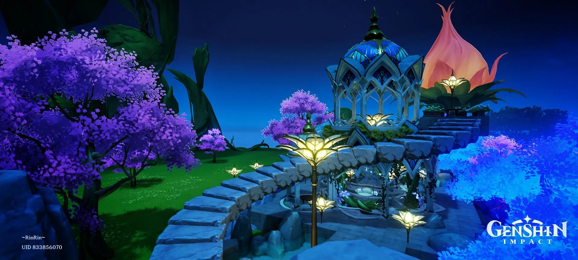 The Magical Spring of Elphyne ~ Genshin Impact Serenitea Pot Design ...