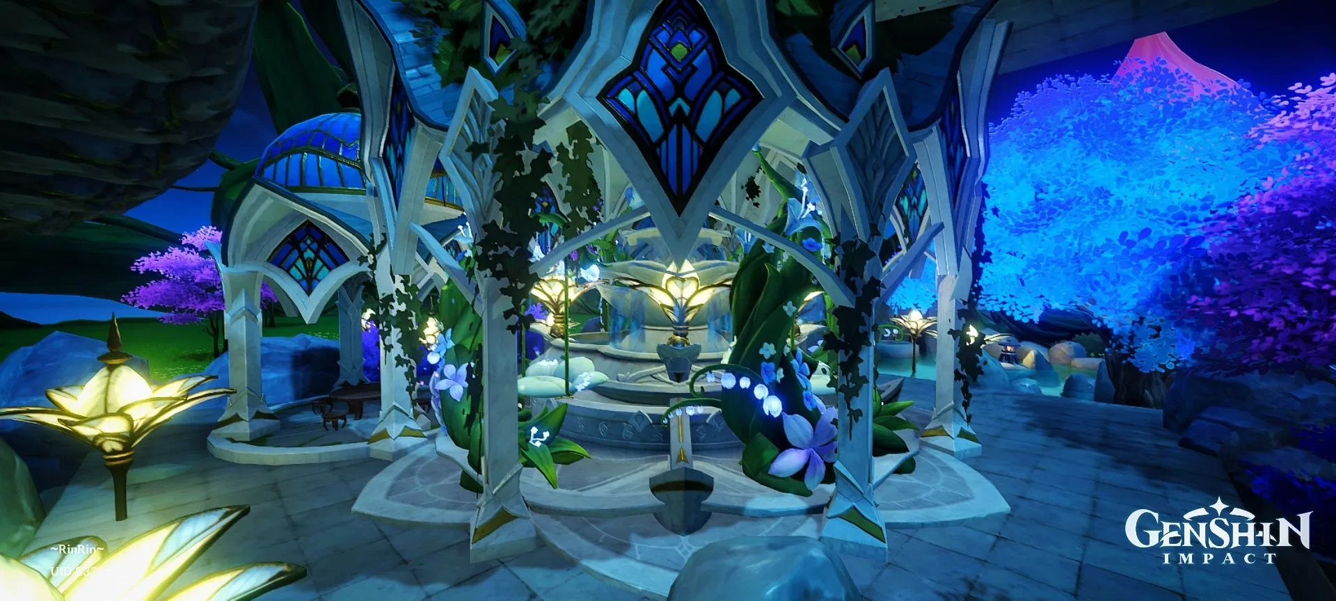 The Magical Spring of Elphyne ~ Genshin Impact Serenitea Pot Design ...