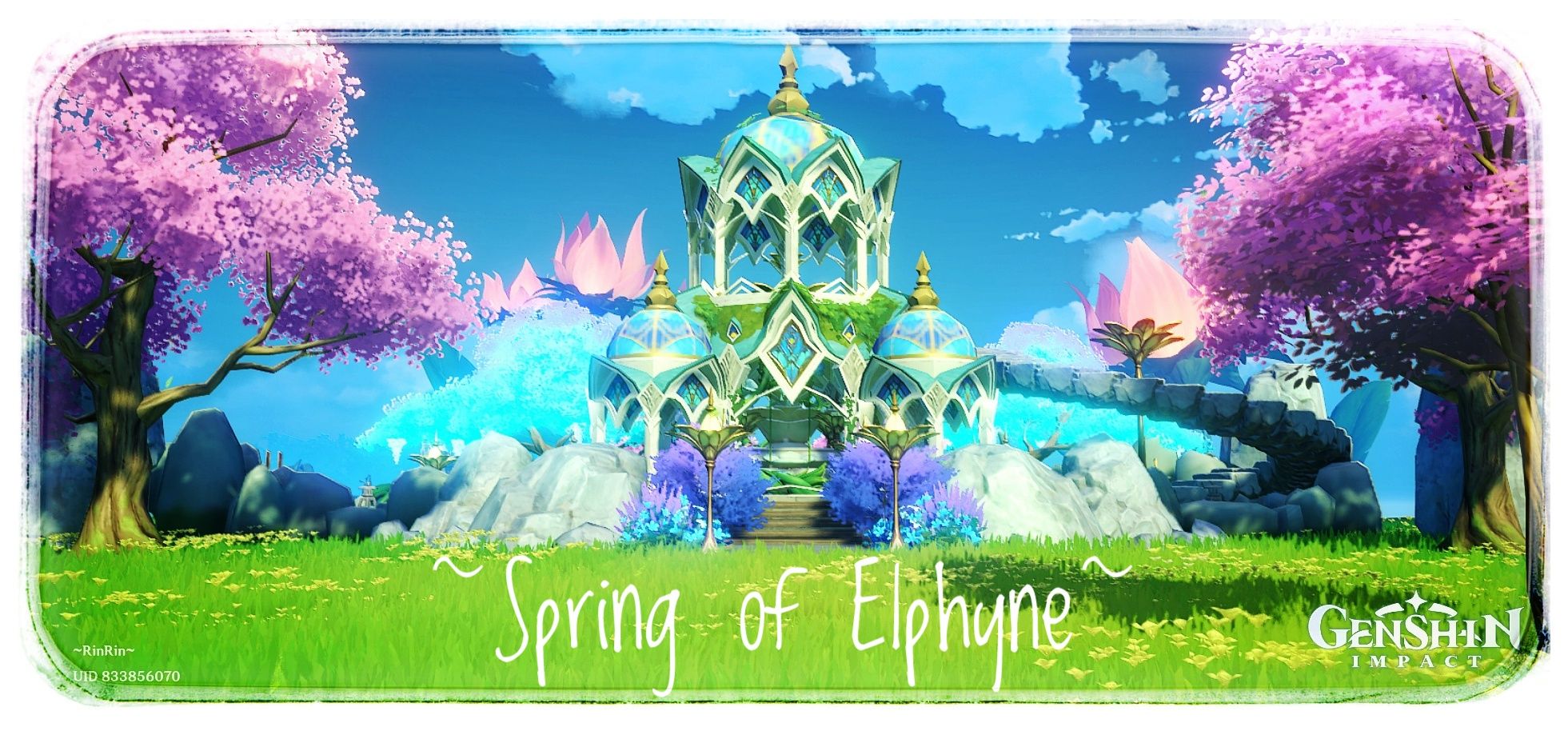 The Magical Spring of Elphyne ~ Genshin Impact Serenitea Pot Design ...