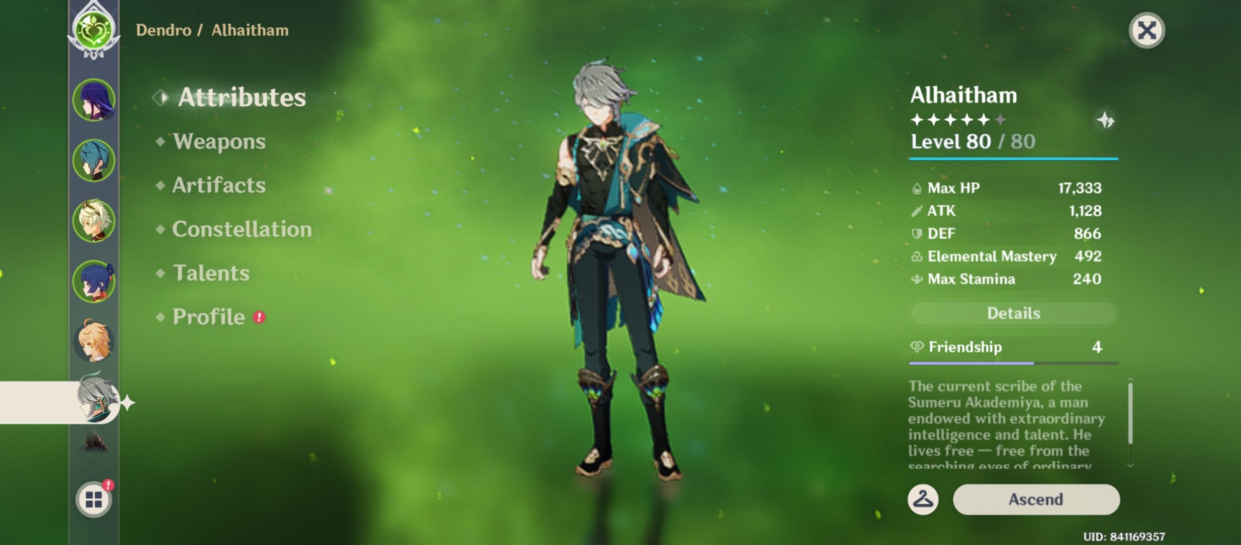 Building Alhaitam From Scratch (F2P) DAY-24 Genshin Impact | HoYoLAB