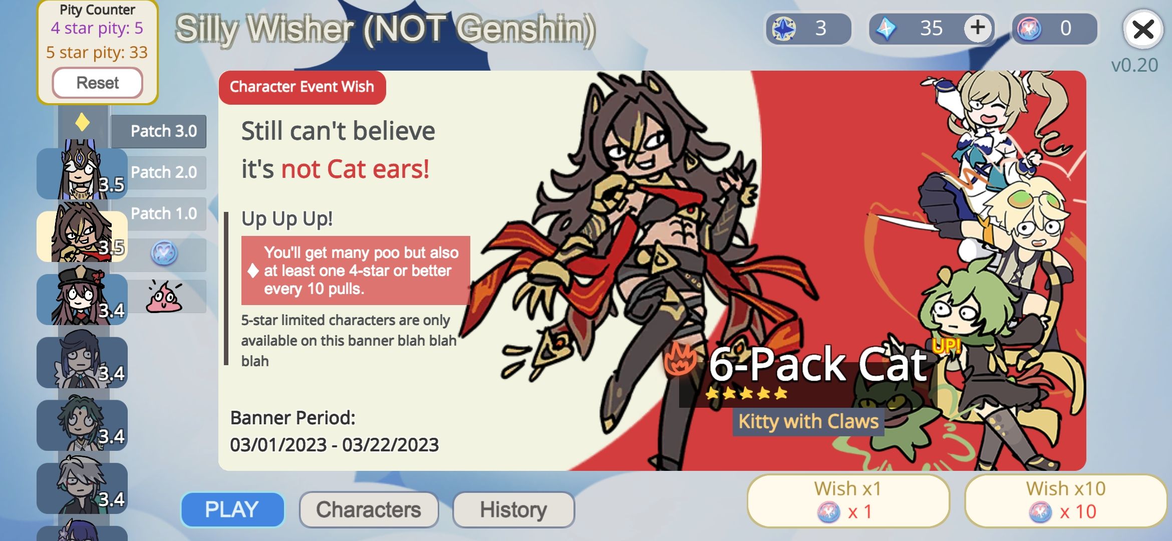 bruh why won't u give me six pack cat already Genshin Impact | HoYoLAB