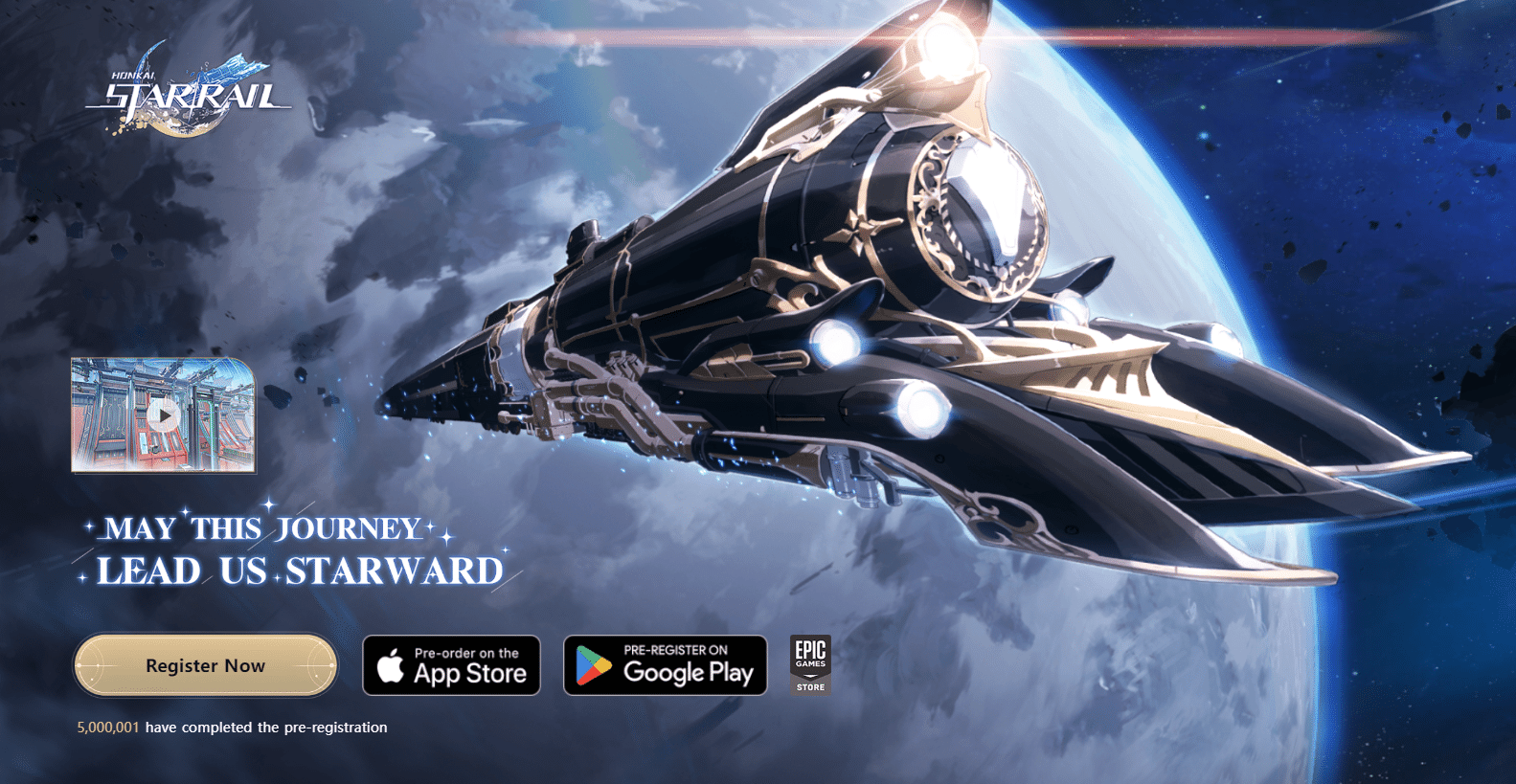 Congrats on 5M Pre-registrations Honkai: Star Rail | HoYoLAB