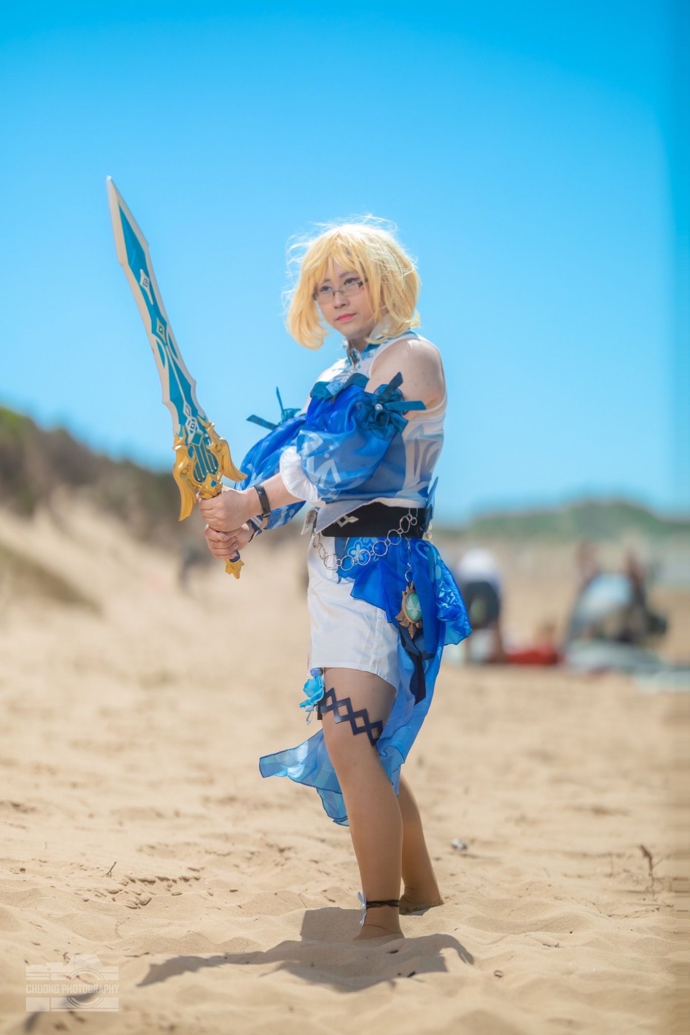 Ready for Action~! -🗡️🍃🌺 Summer Jean Cosplay~ | HoYoLAB