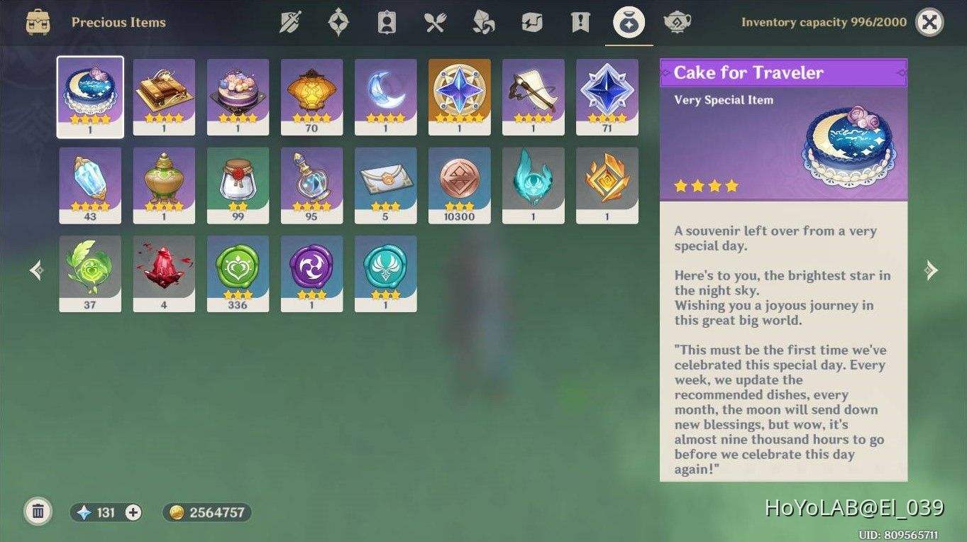 Celebrating Birthdays in Genshin Impact | Collecting All Types of ...