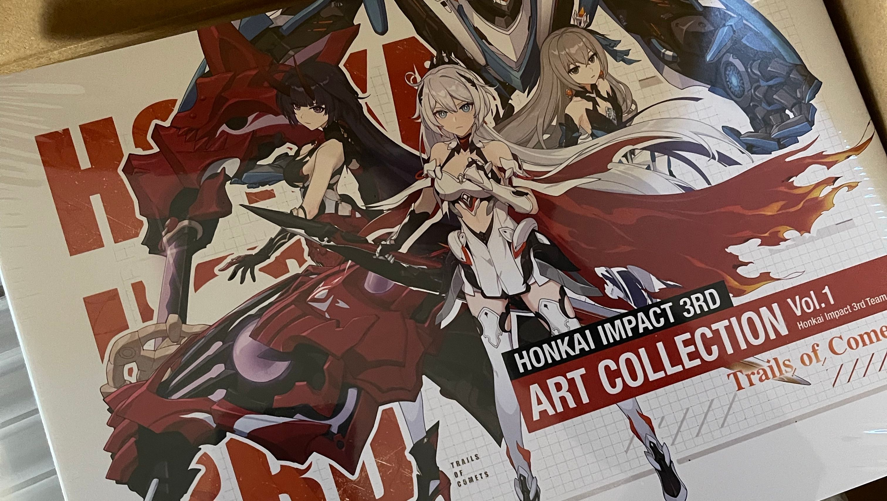Finally got my Honkai art book today! Honkai Impact 3rd | HoYoLAB