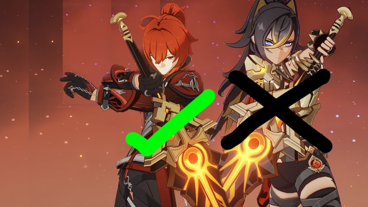 Give that sword to Diluc Genshin Impact | HoYoLAB