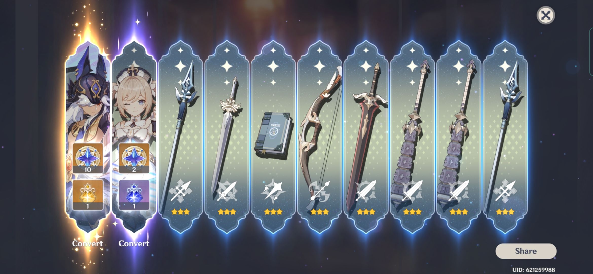 Just got my C1 cyno at 29 pity! 😭😭 Omgimcryin. He's my first limited 5 ...