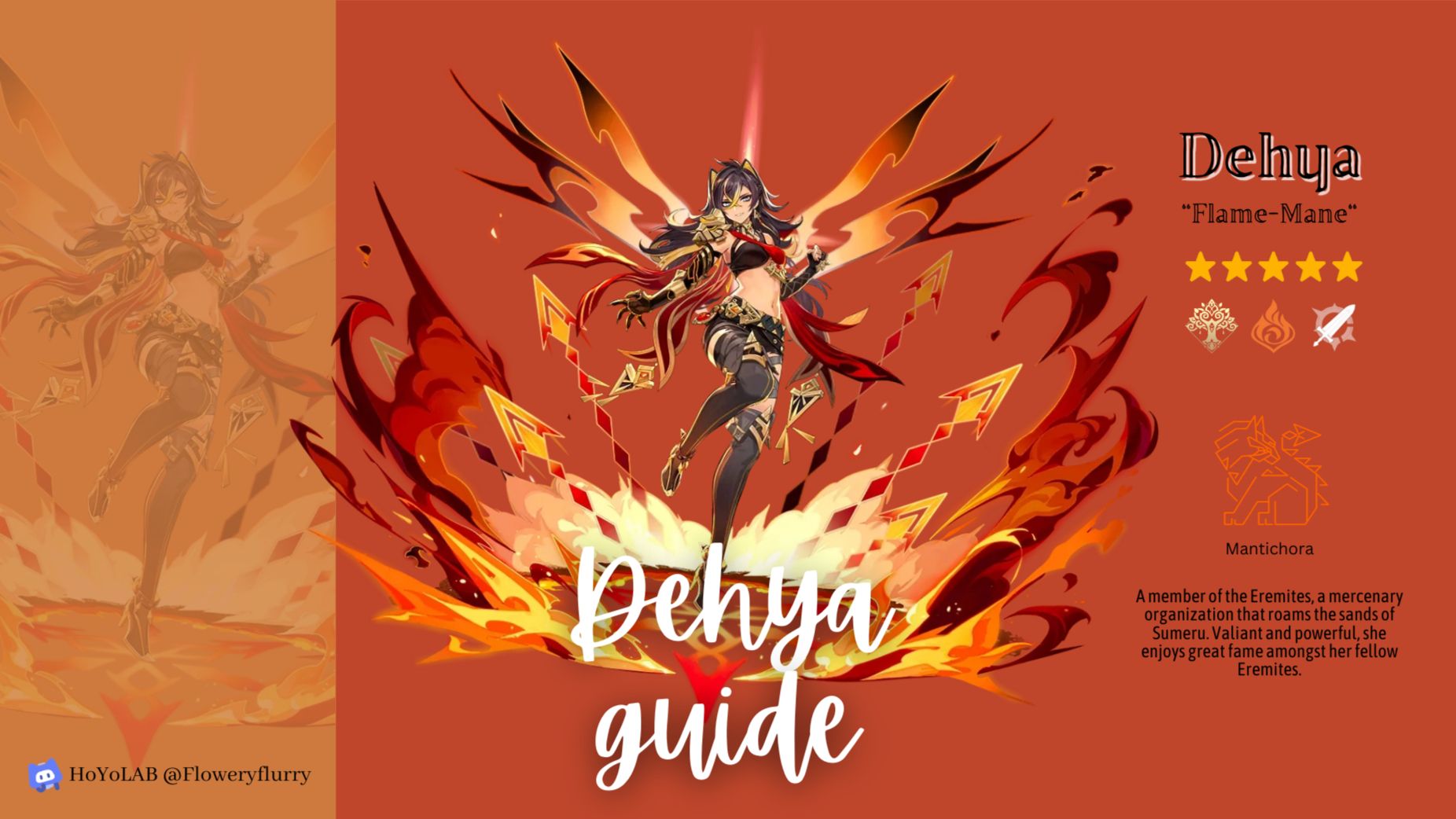 [Version 3.5] Dehya guide Genshin Impact | HoYoLAB