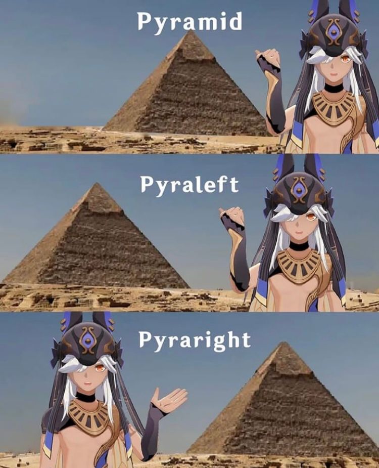 Pyramid joke Genshin Impact | HoYoLAB