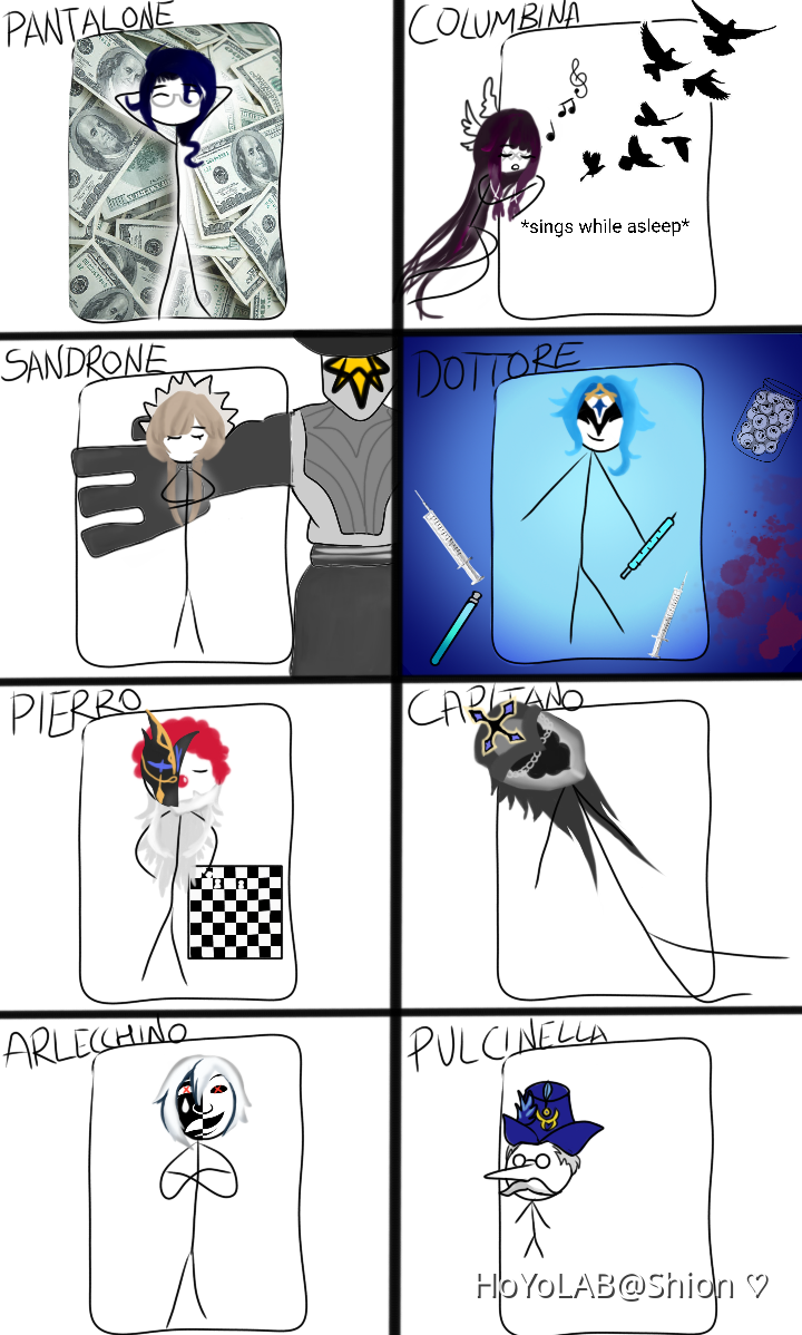 sleeping positions with harbingers Genshin Impact | HoYoLAB