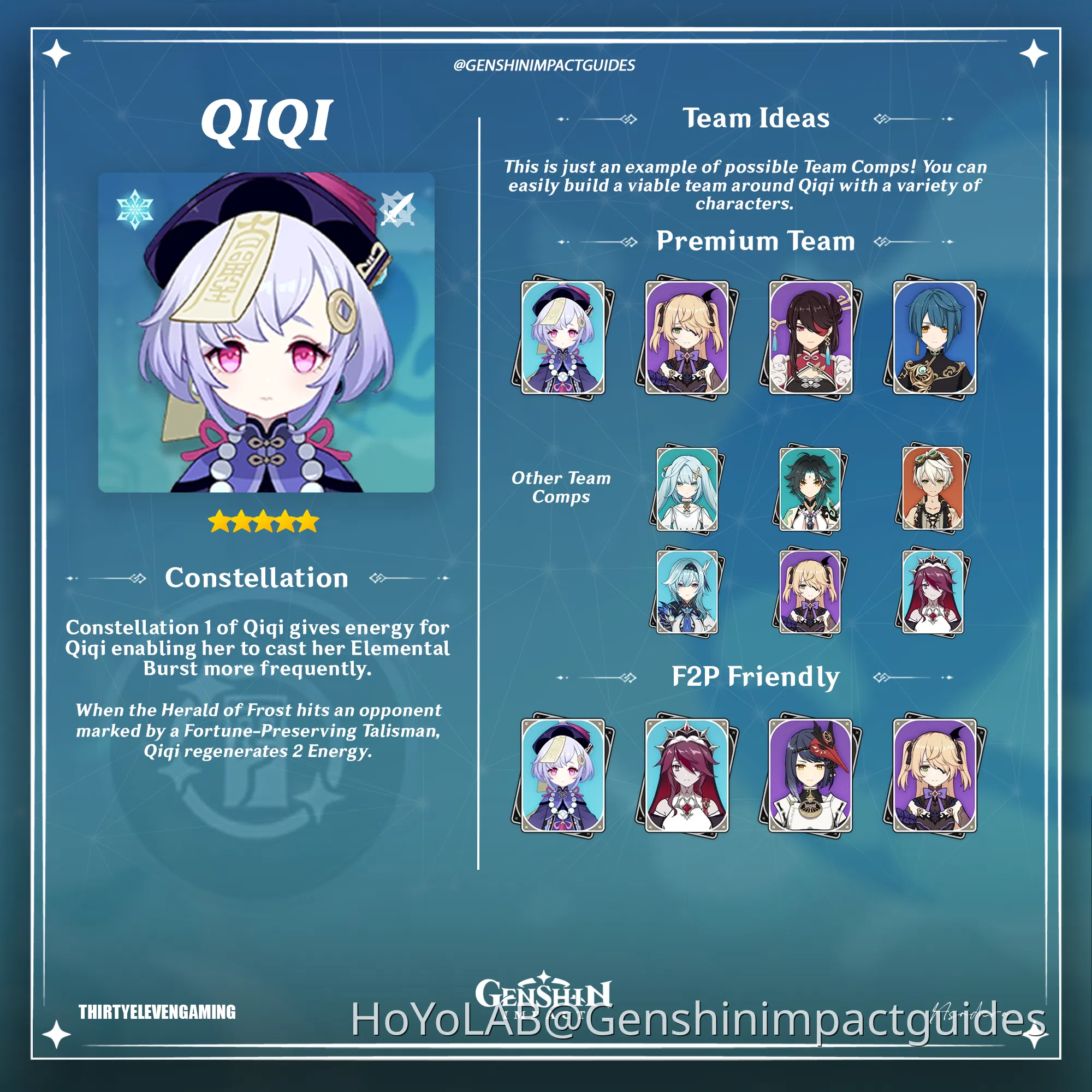 Updated Qiqi Support Healer Build Genshin Impact | HoYoLAB