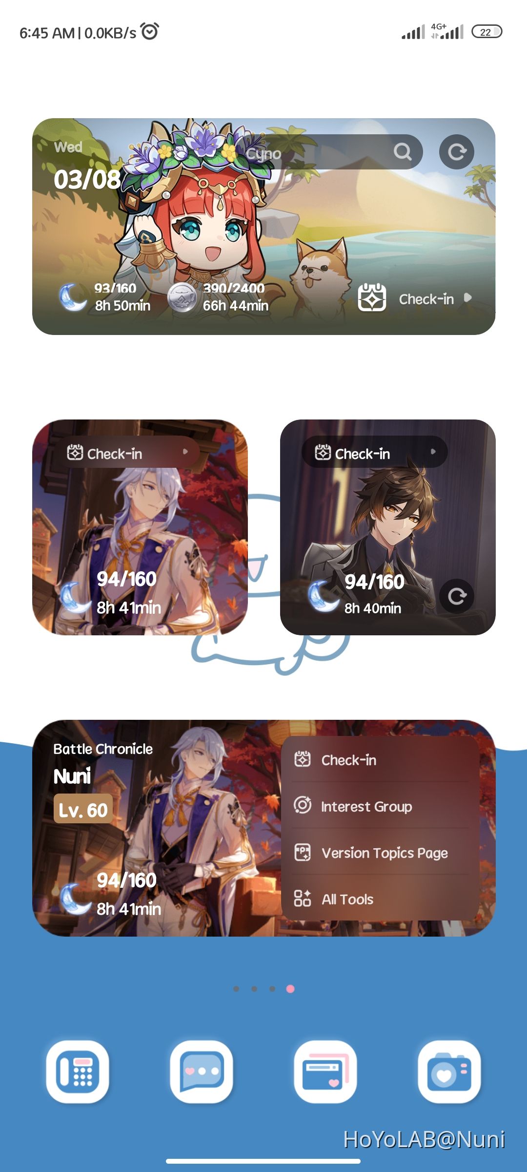 Cute Widget from HoYoLAB Genshin Impact | HoYoLAB