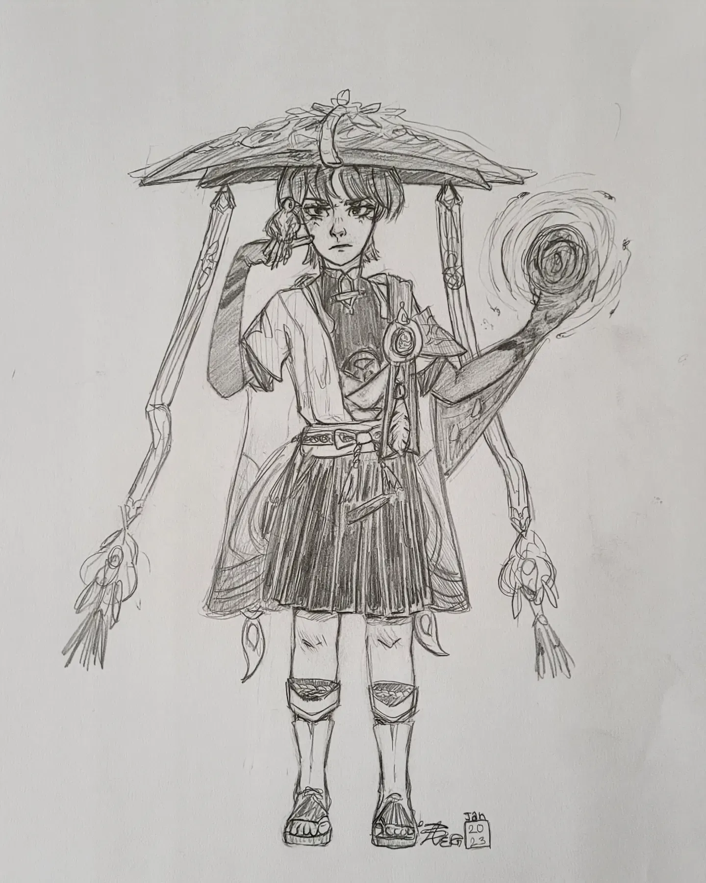 Scara fan art Genshin Impact | HoYoLAB