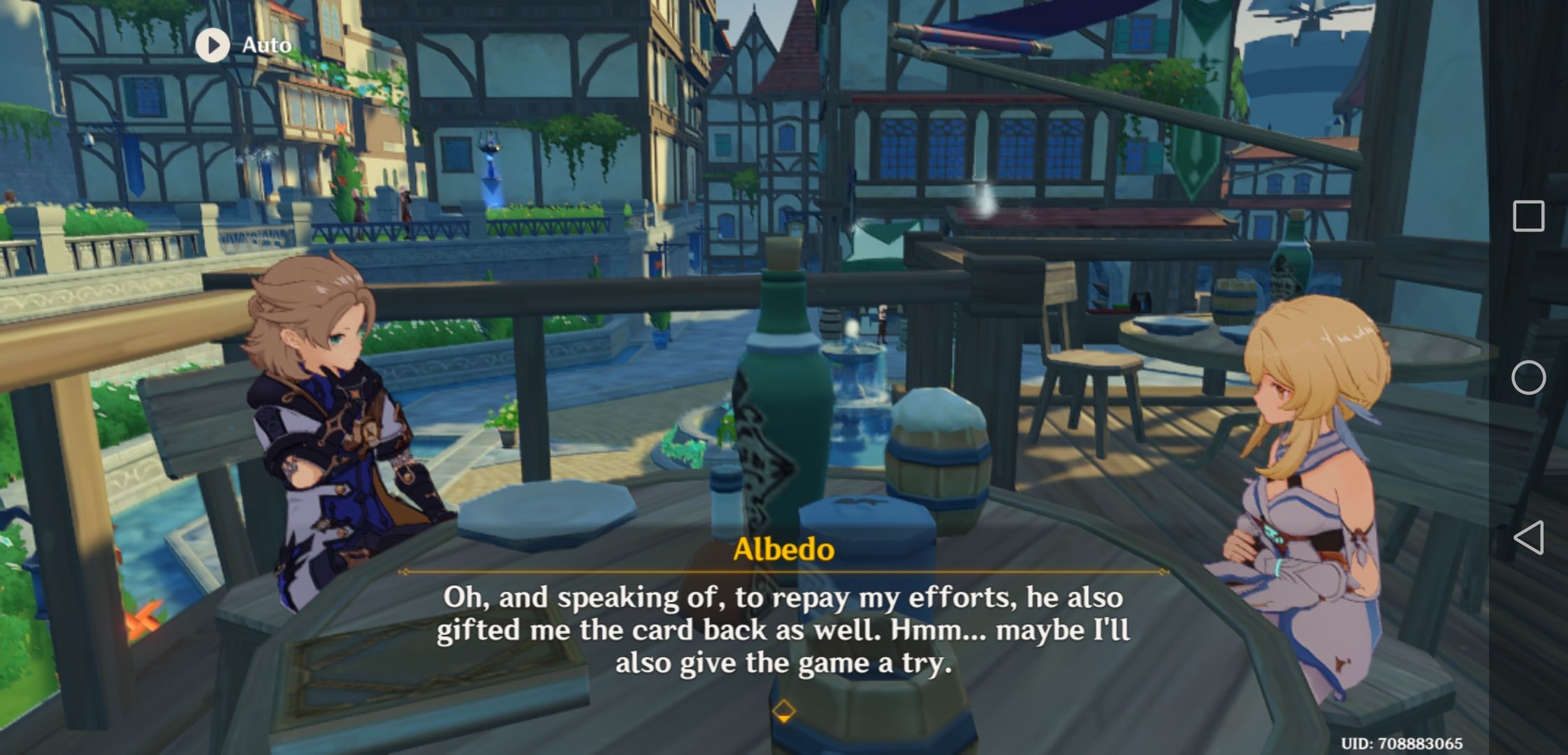 Albedo TGC card Genshin Impact | HoYoLAB