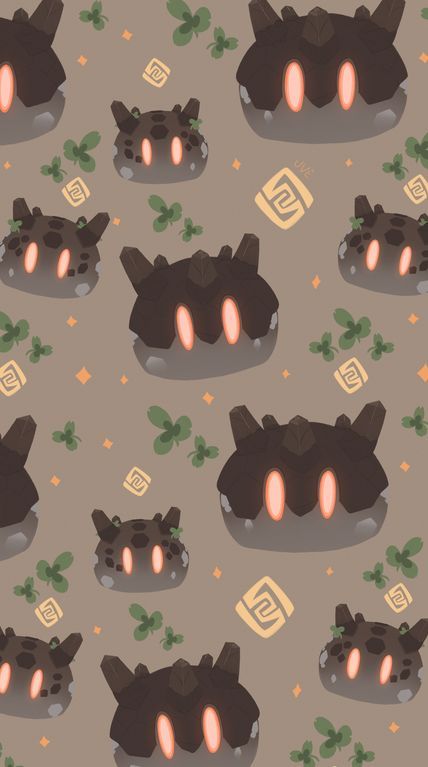 Geo Slime patterns Genshin Impact | HoYoLAB