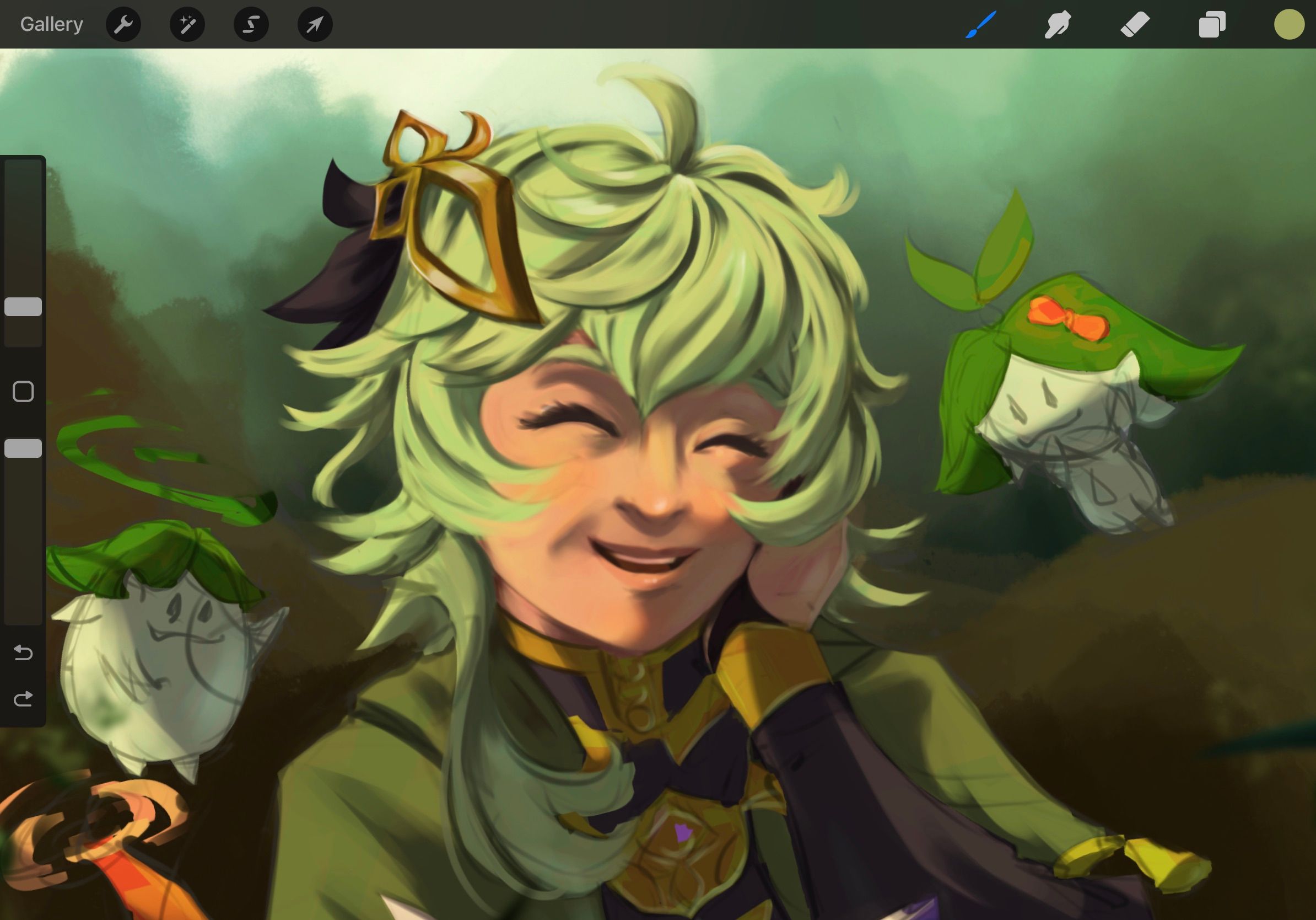 Collei fanart (wip) Genshin Impact | HoYoLAB