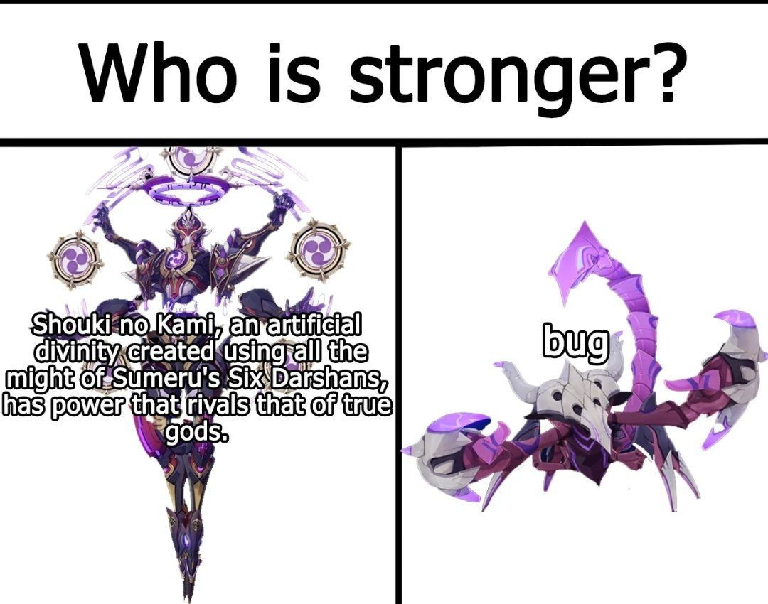 a god or a random Scorpion Genshin Impact | HoYoLAB