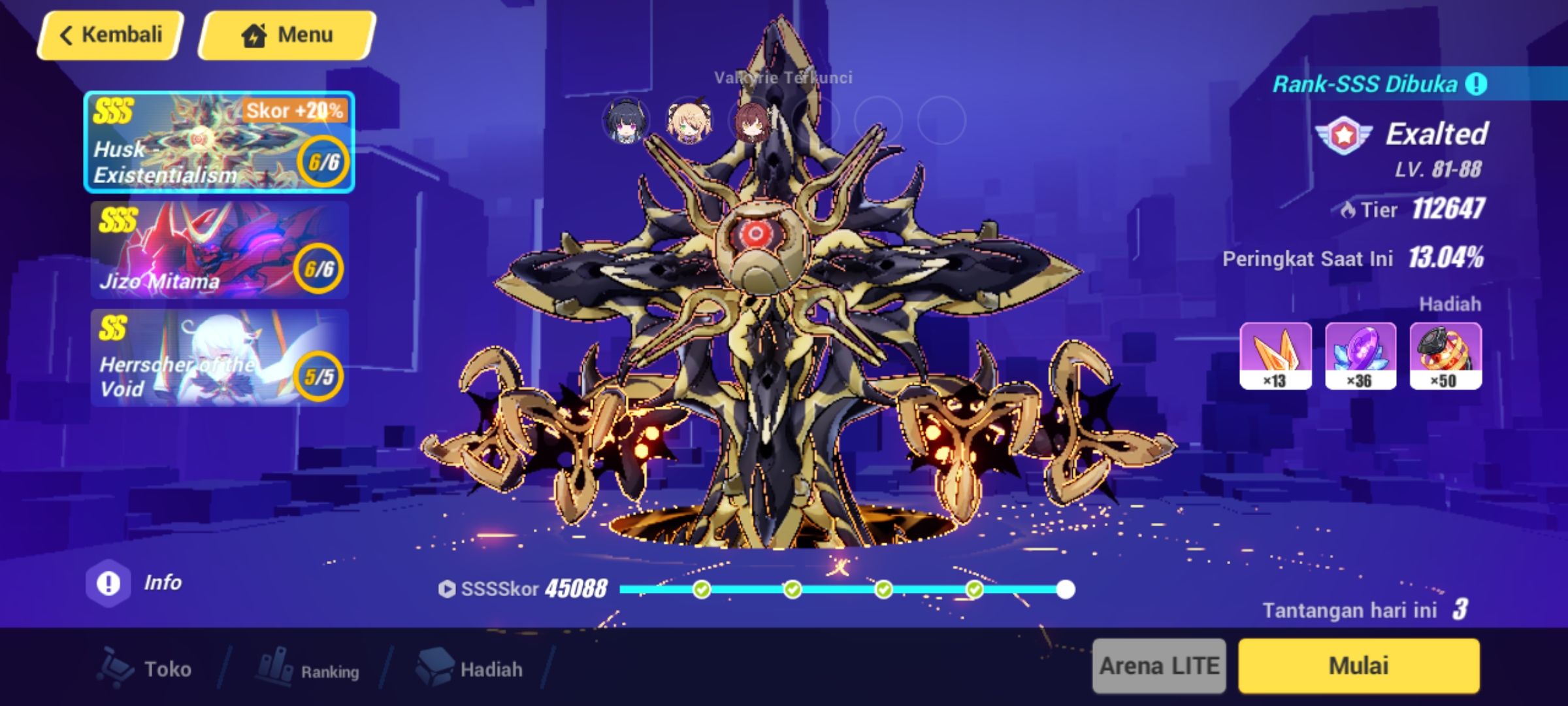 Memorial Arena Honkai Impact 3rd | HoYoLAB