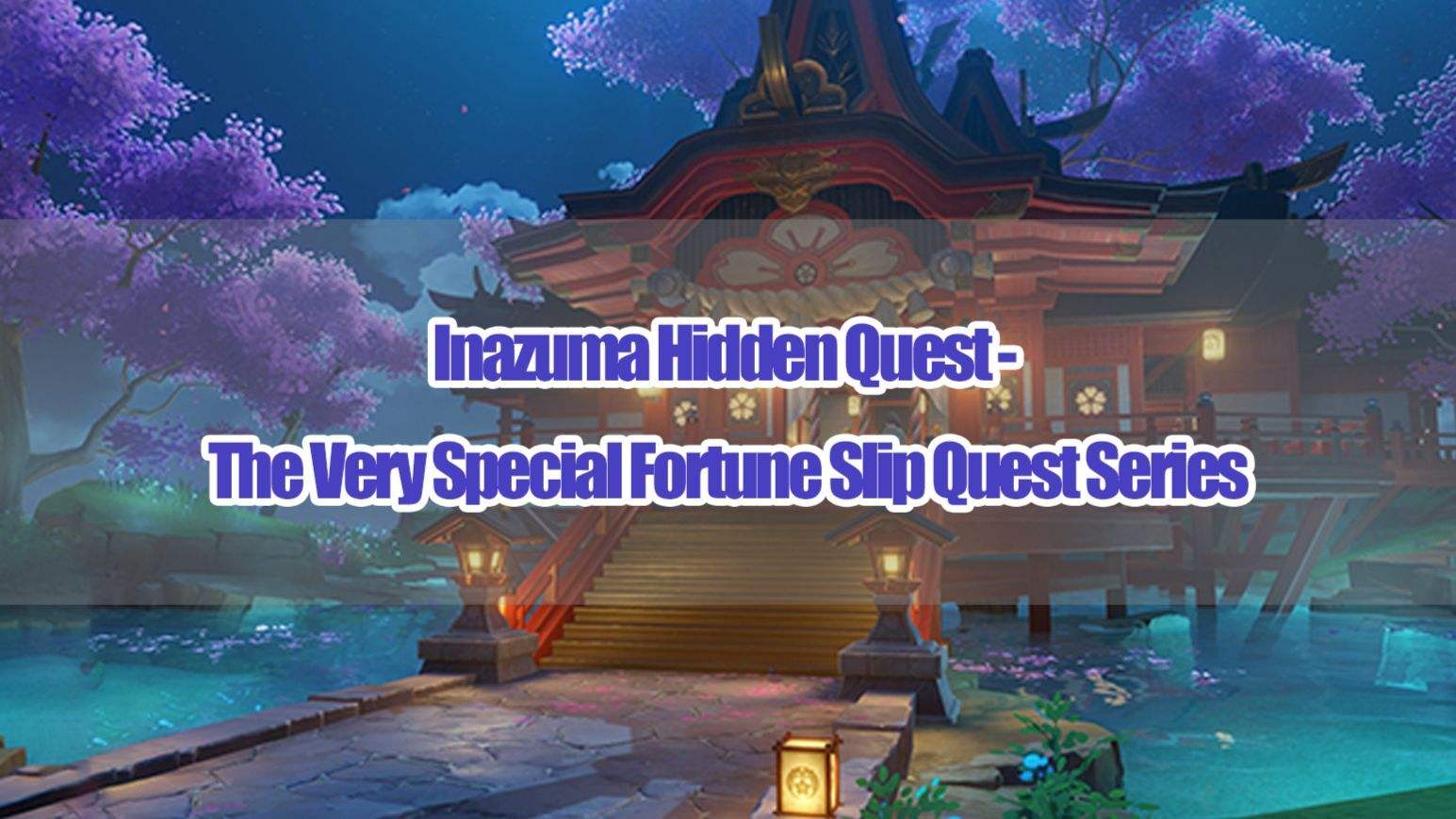 Inazuma Hidden Quest Collection Genshin Impact | HoYoLAB