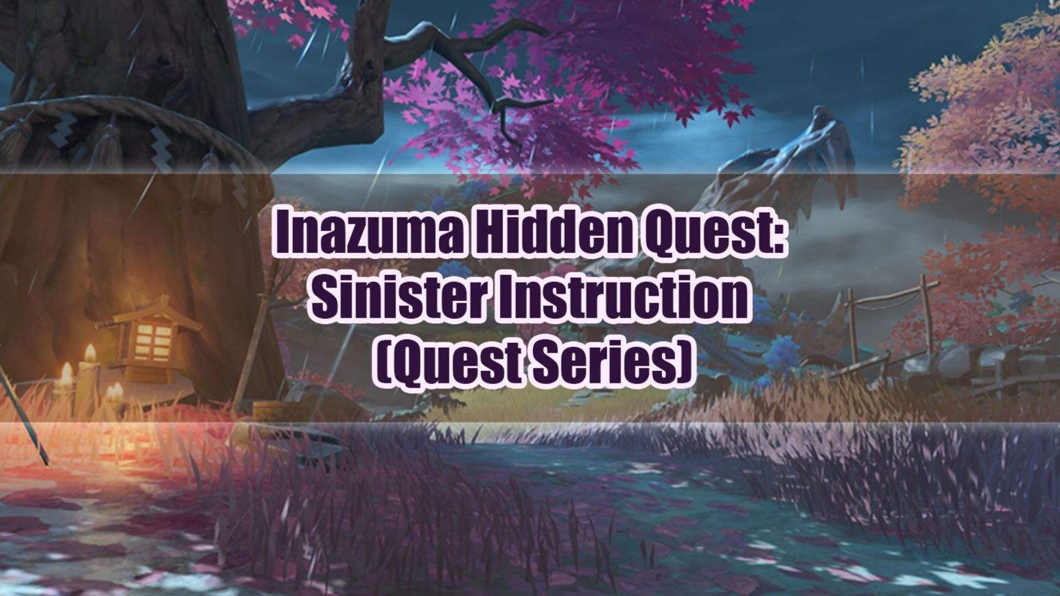 Inazuma Hidden Quest Collection Genshin Impact | HoYoLAB