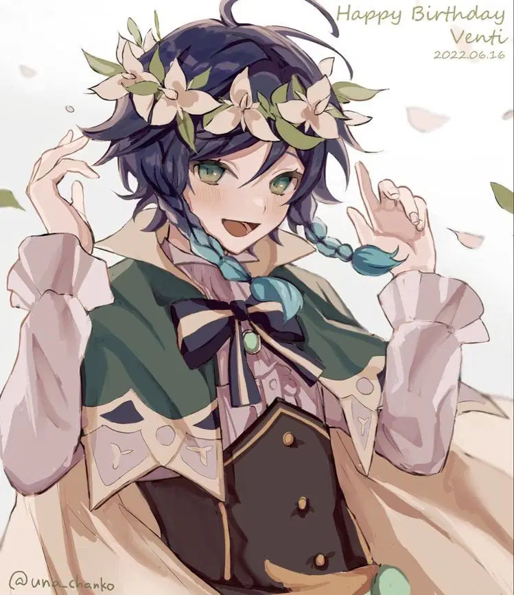 Venti Fanart Genshin Impact | HoYoLAB