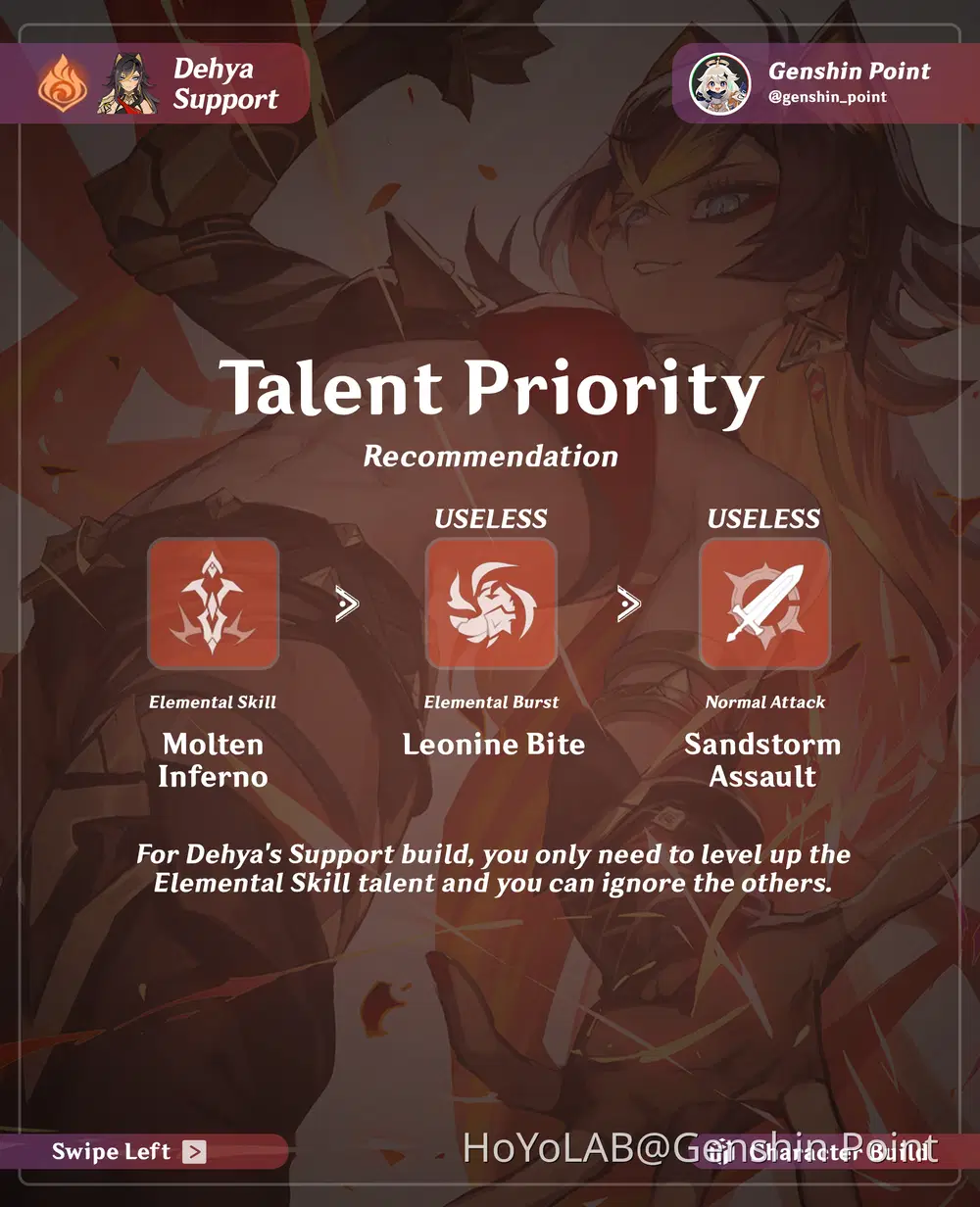 Dehya - Support Build Genshin Impact | HoYoLAB