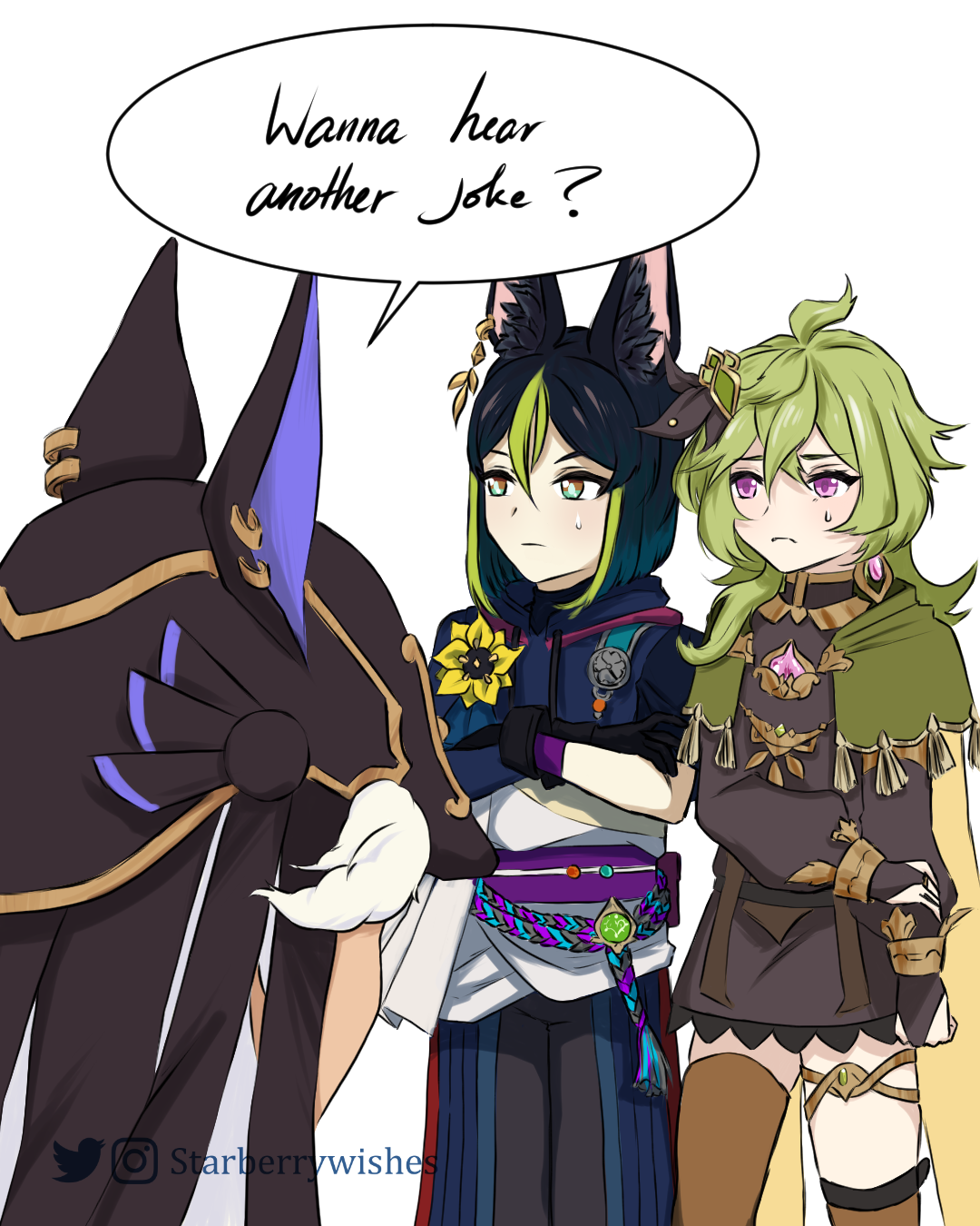 Cyno, the archon of dad jokes... Genshin Impact | HoYoLAB