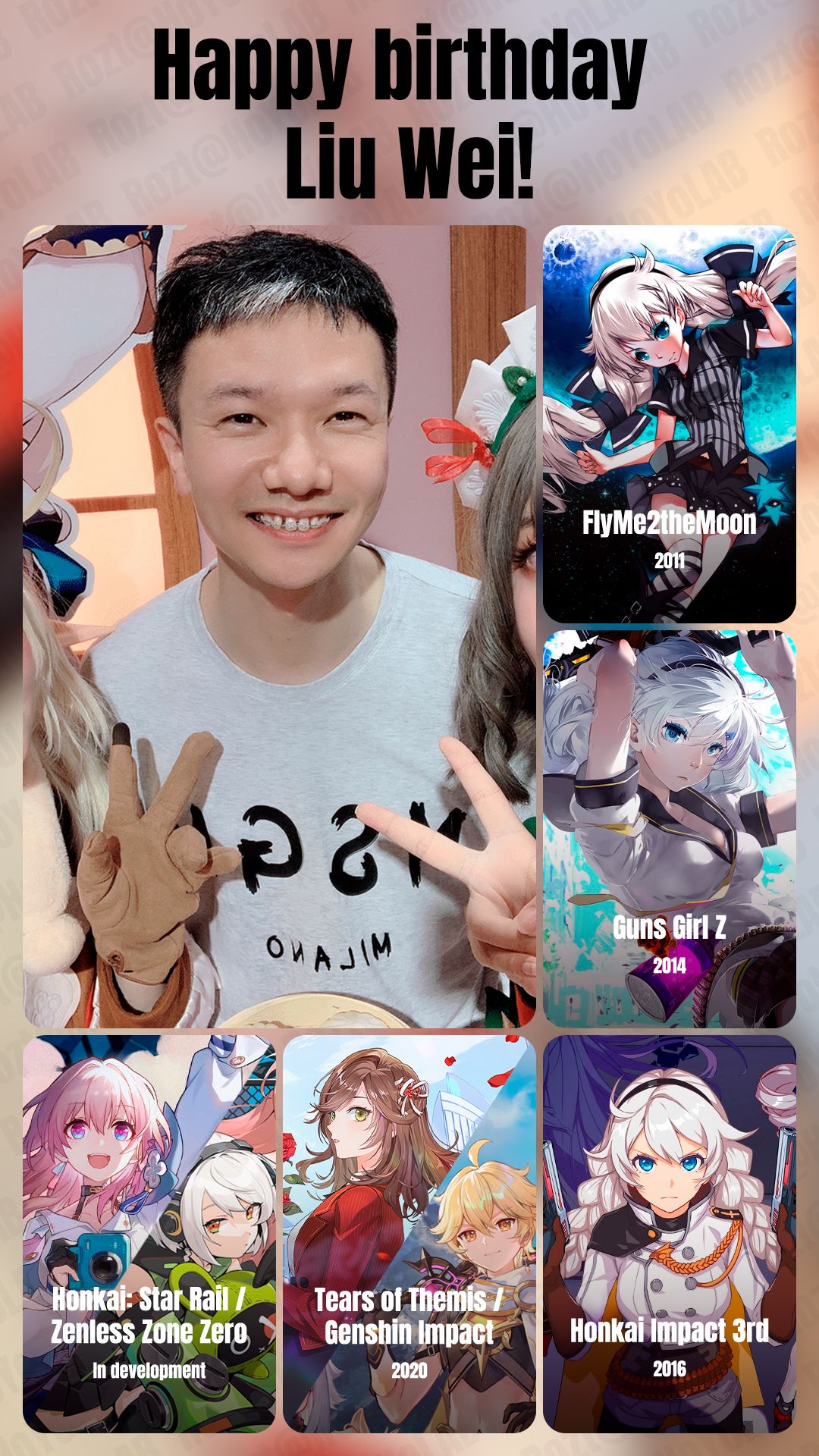 Happy late birthday Liu Wei! ¡Feliz cumpleaños atrasado Liu Wei! | HoYoLAB