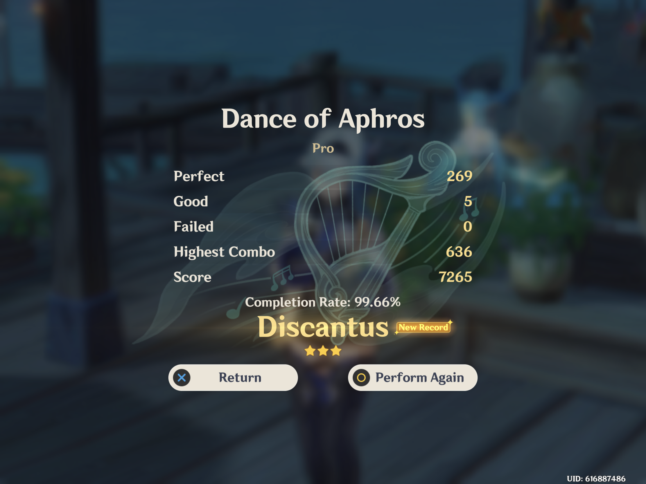 Day 2 of trying to get full perfect for Dance of Aphrodite pro ...