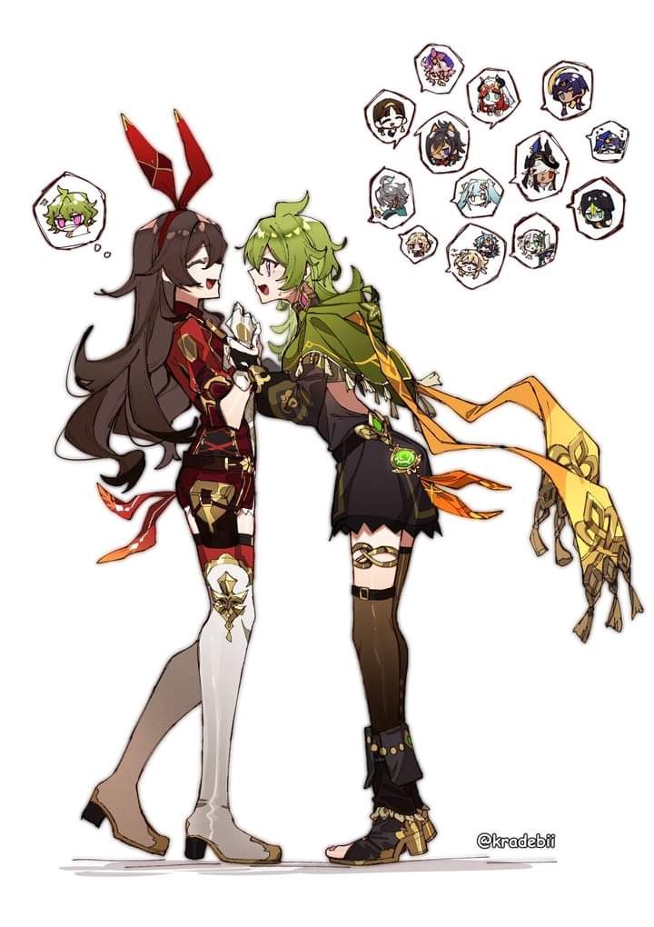 Collei y sus colleigas 🥹 Genshin Impact | HoYoLAB