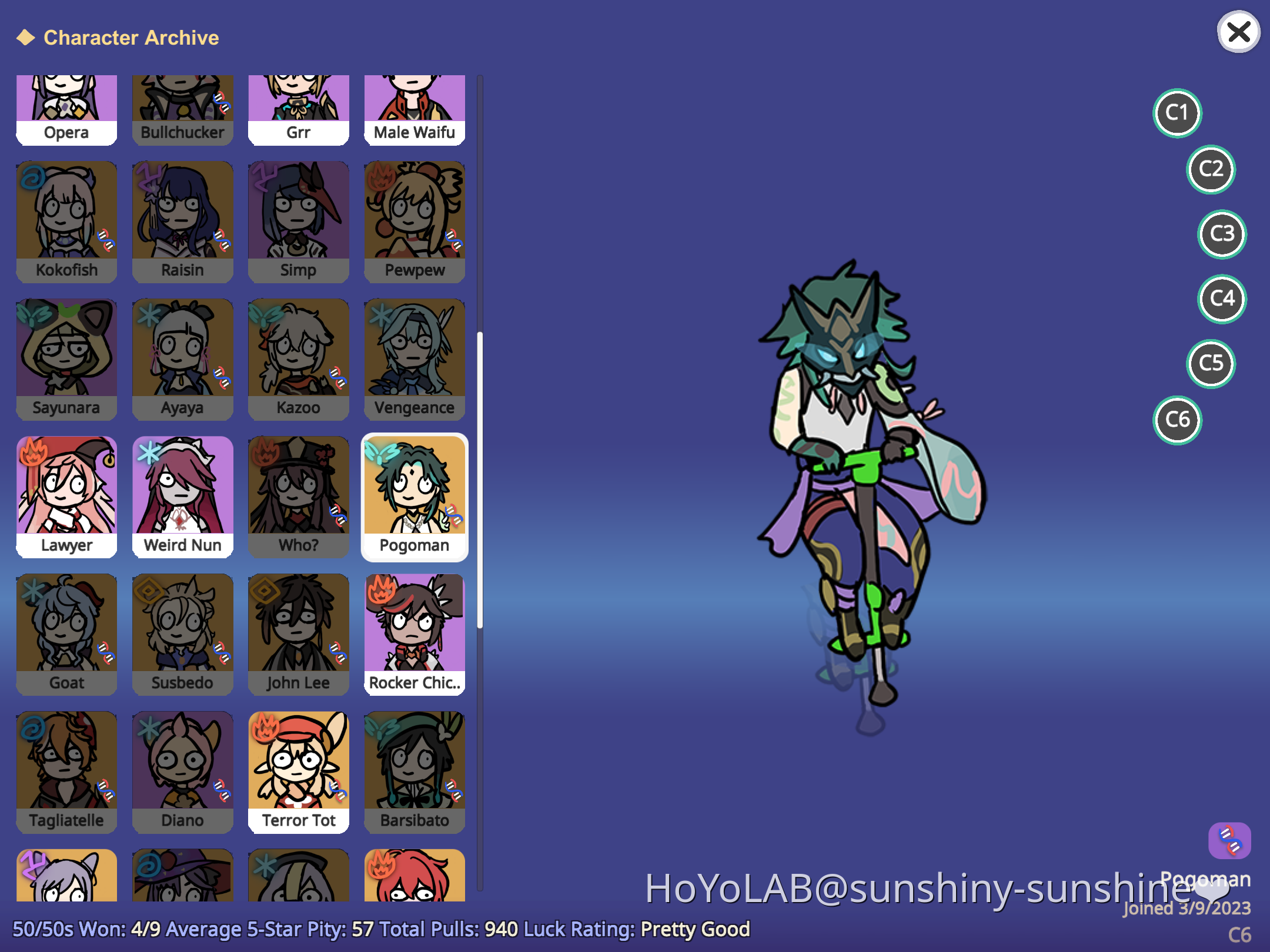 c6 xiao after 45 resets Genshin Impact | HoYoLAB