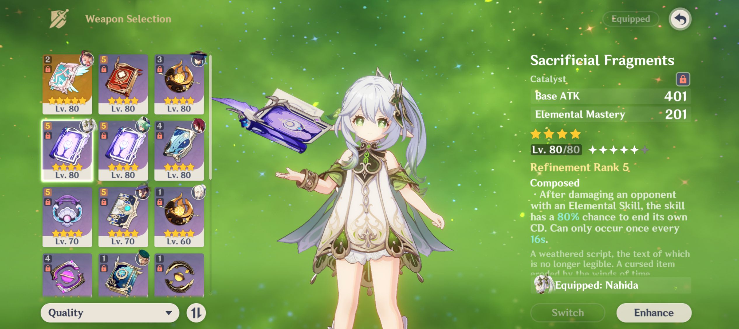 Best weapon for Nahida Genshin Impact | HoYoLAB