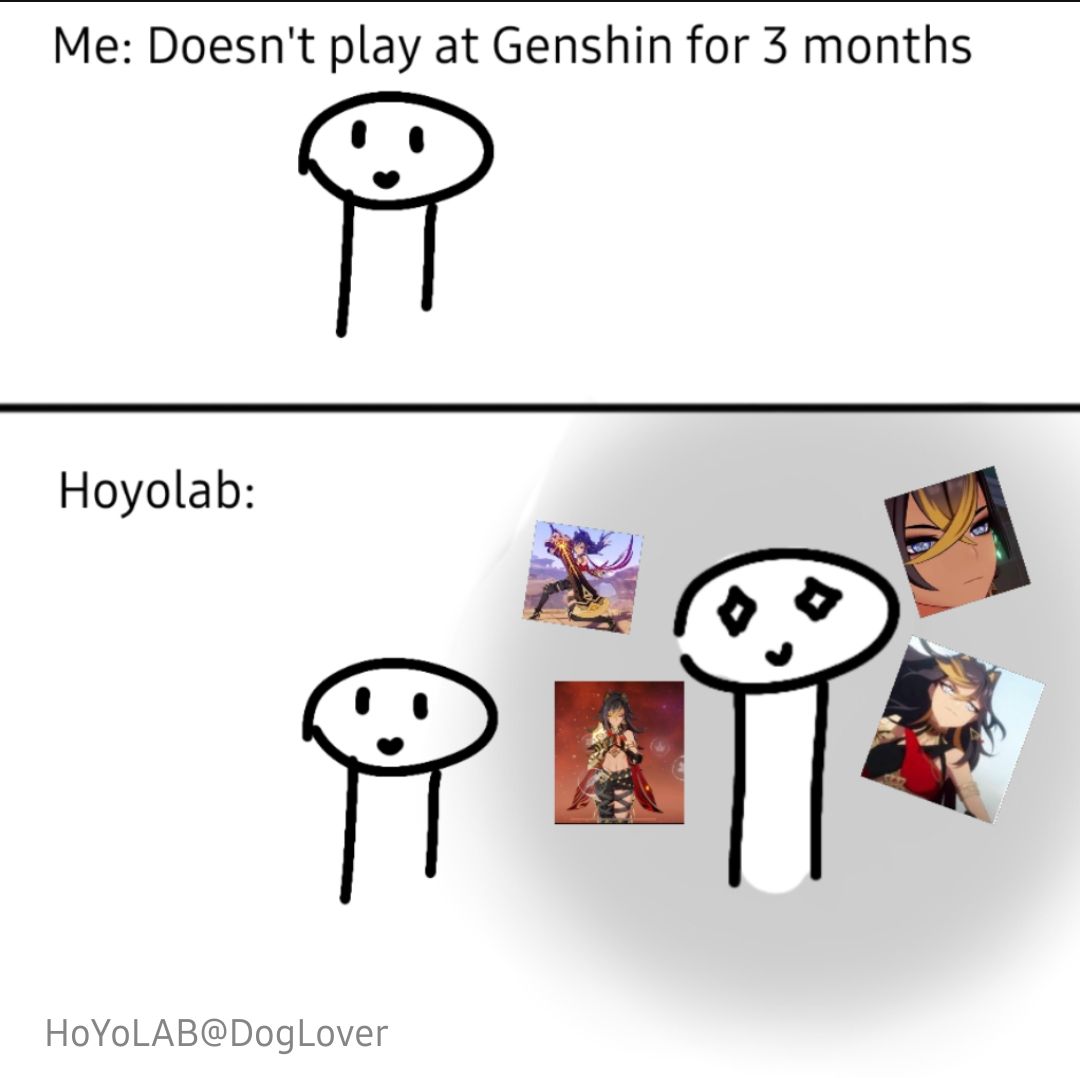 Hoyolab memee Genshin Impact | HoYoLAB