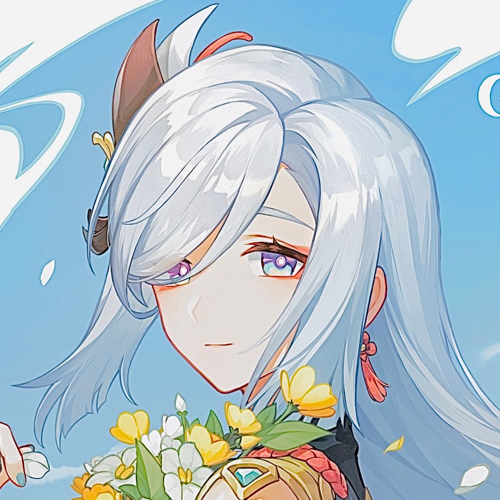 🤍 Shenhe Icons~ 💙 Genshin Impact | HoYoLAB