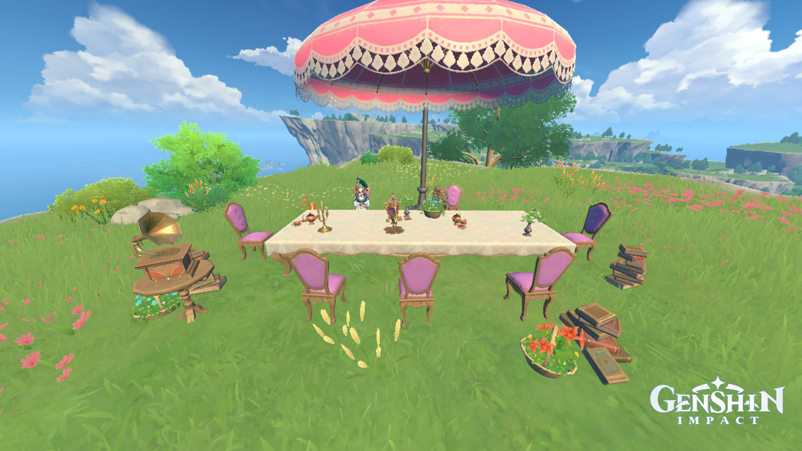 BRO THEY BETTER ADD THIS TEA PARTY SET INTO THE SERENITEA POT Genshin ...