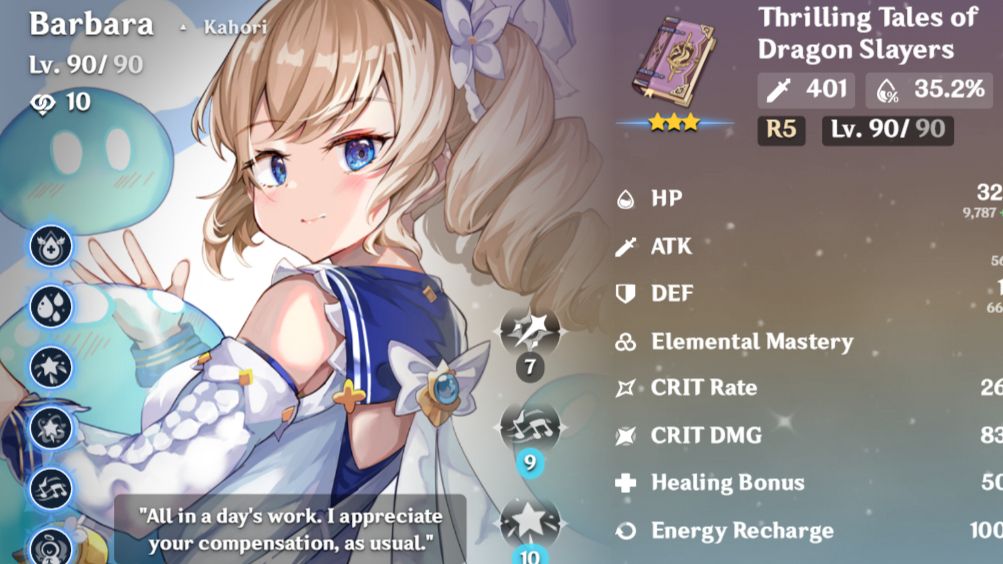Barbara Is Now 7-9-10. Genshin Impact | HoYoLAB