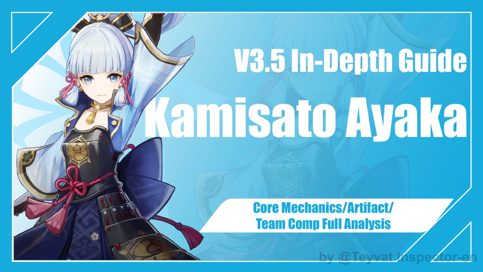 [V3.5] Kamisato Ayaka Advanced Guide – Core Mechanics/Artifact/Team Comp Full Analysis Genshin ...