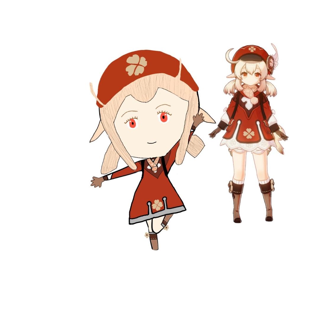 Klee drawing Genshin Impact | HoYoLAB