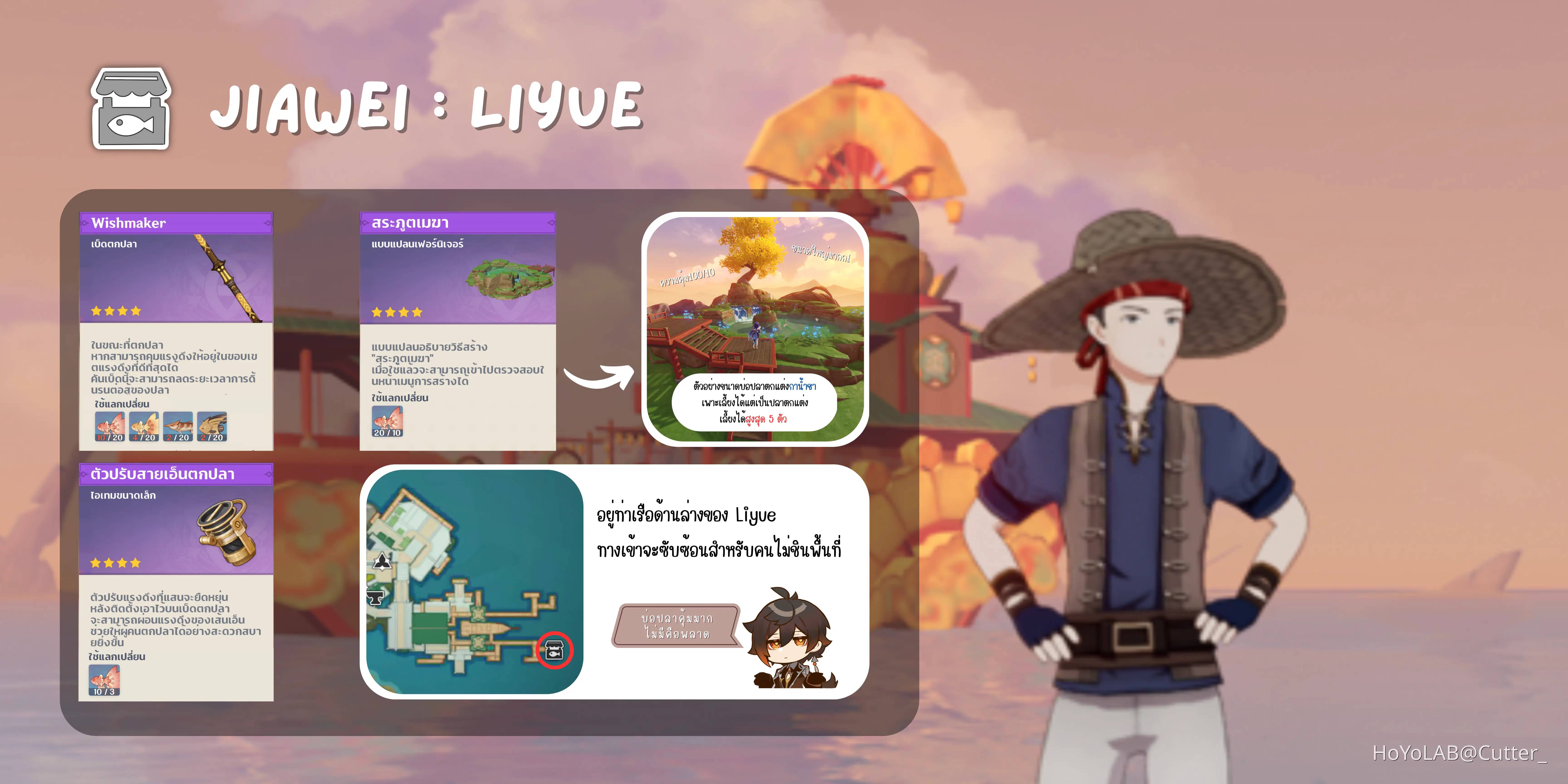 🐠 : นักตกปลาของTeyvetแต่ละประเทศขายอะไรกันบ้าง ?? 🧑🏻‍🌾🎣 Genshin Impact ...