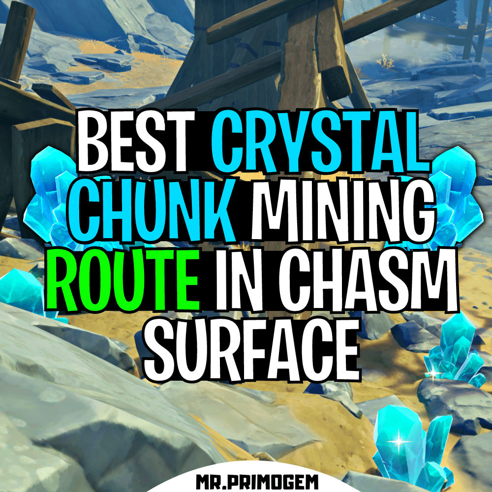 THE CHASM: SURFACE Best Crystal Chunk Farming Locations Genshin Impact ...